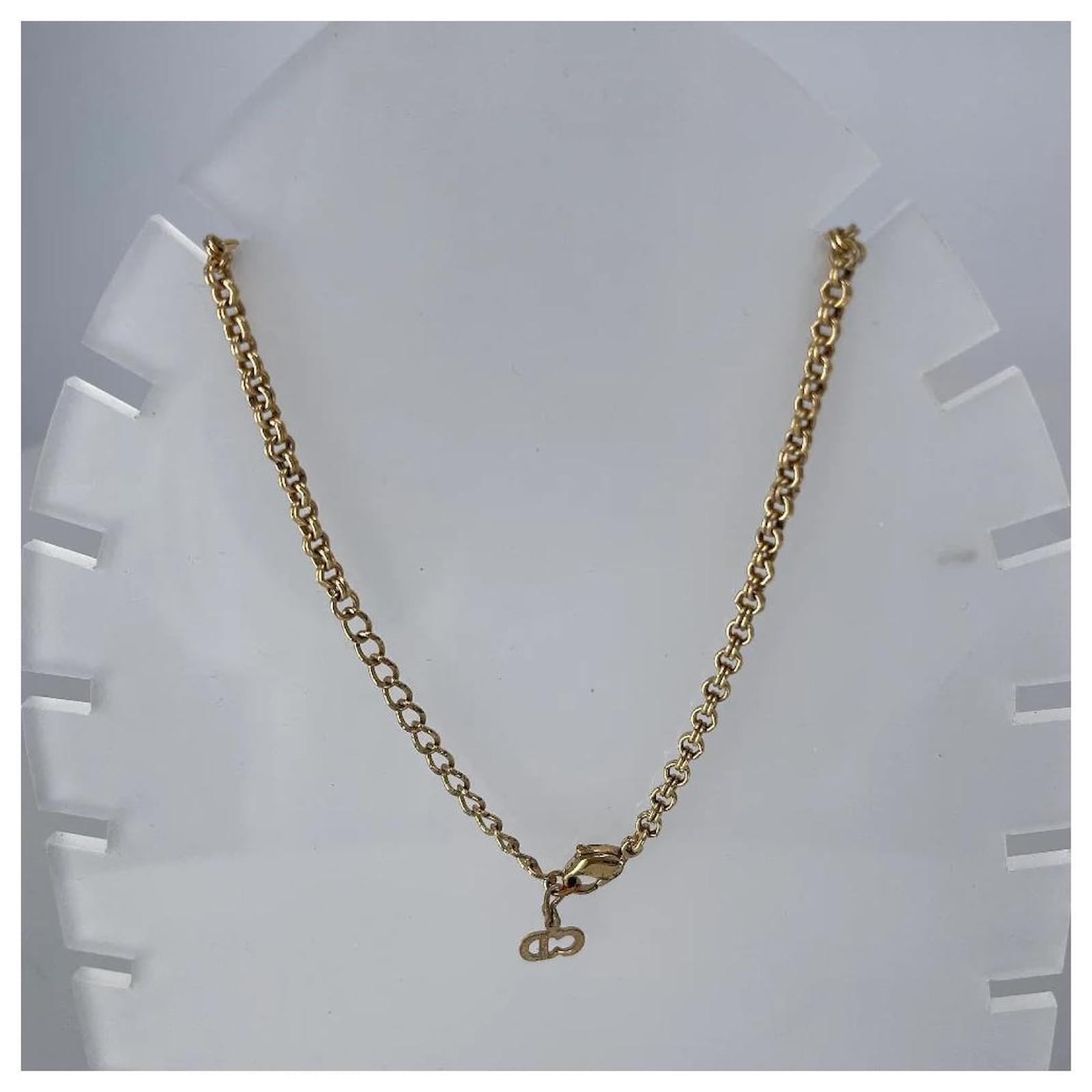 Collier Dior Métal Doré ref.668960 - Joli Closet