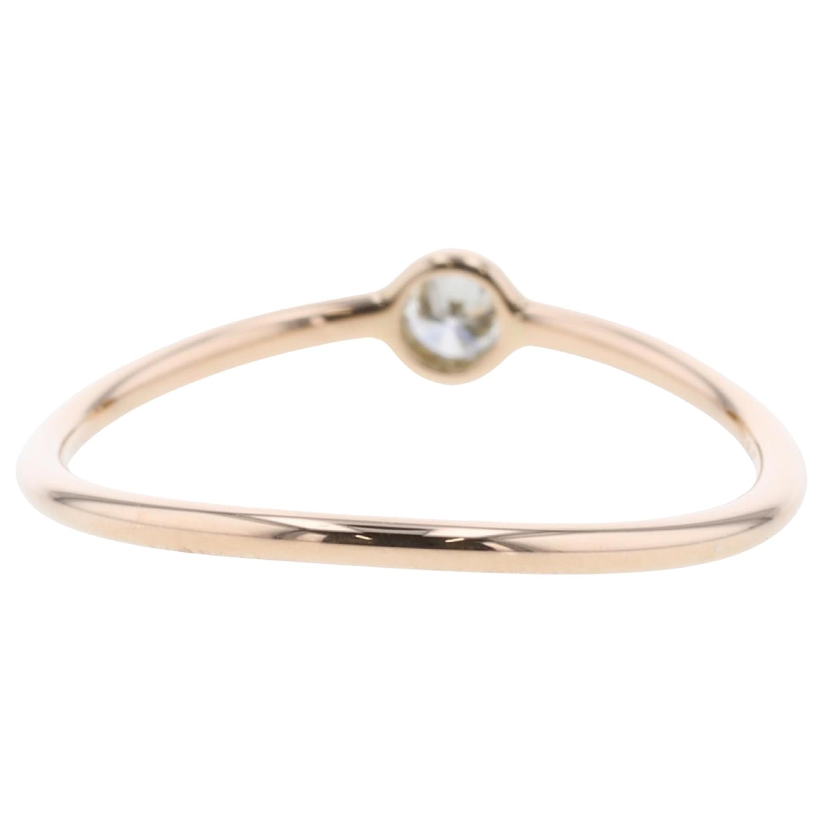 TIFFANY & CO. wave Golden Pink gold ref.669492 - Joli Closet