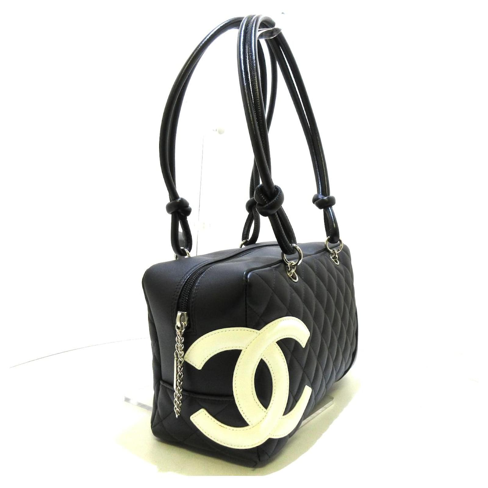 Chanel Bowling Black Leather ref.671931 - Joli Closet