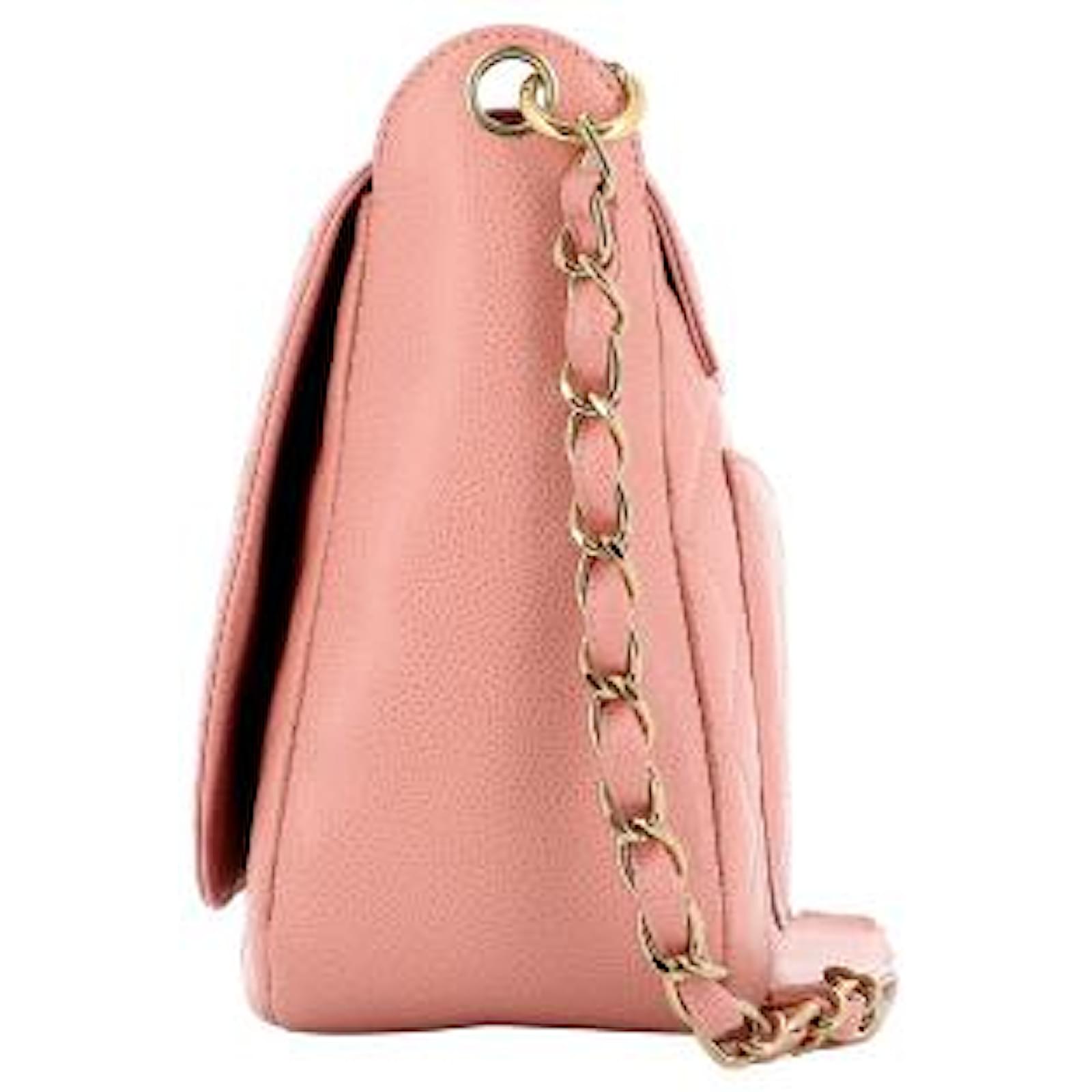 Chanel Logo CC Pink Leather ref.672889 - Joli Closet