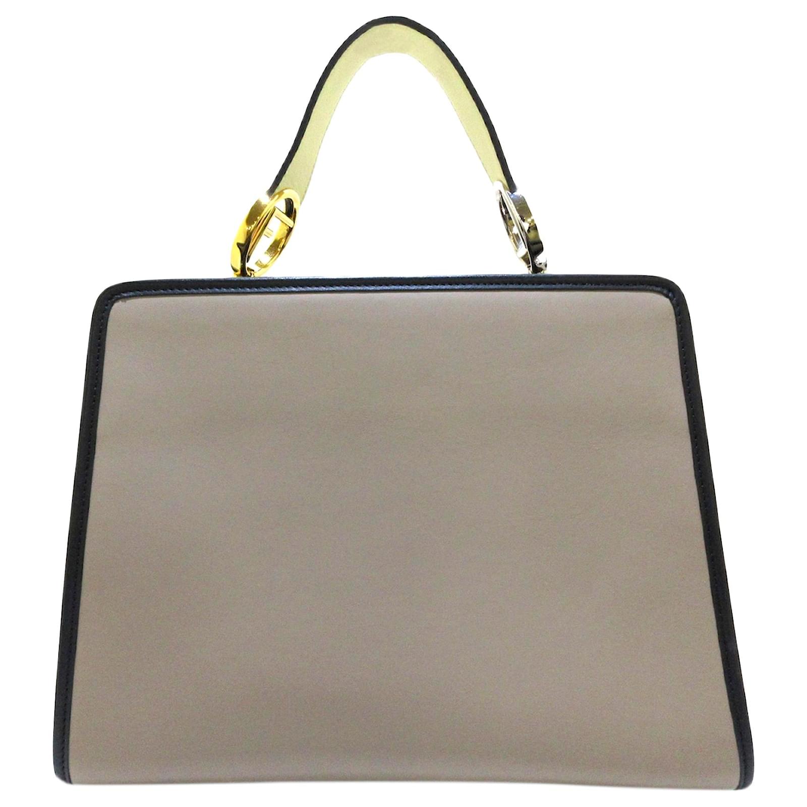 Fendi Gray Runaway Multiple colors Grey Leather Pony-style calfskin ref ...