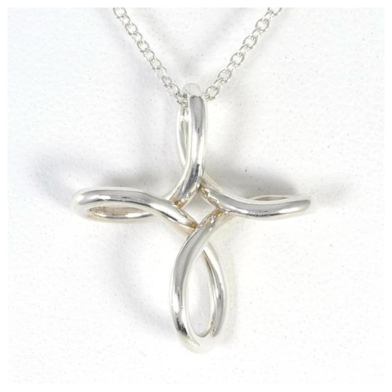 TIFFANY & CO. Croix Silvery Silver ref.674241 - Joli Closet