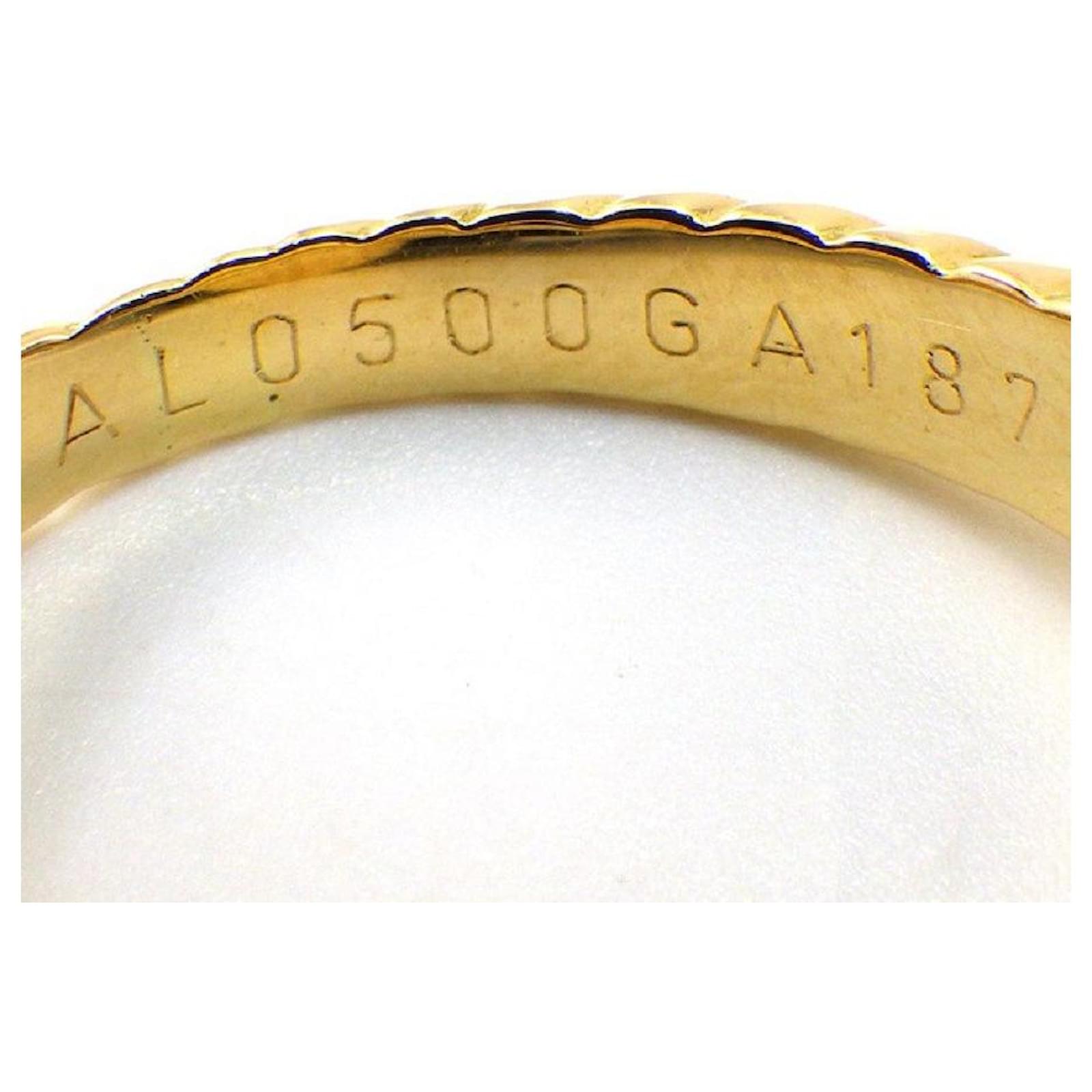 * Van Cleef & Arpels Bague Vintage Alhambra Twist Band Rare Objet de ...