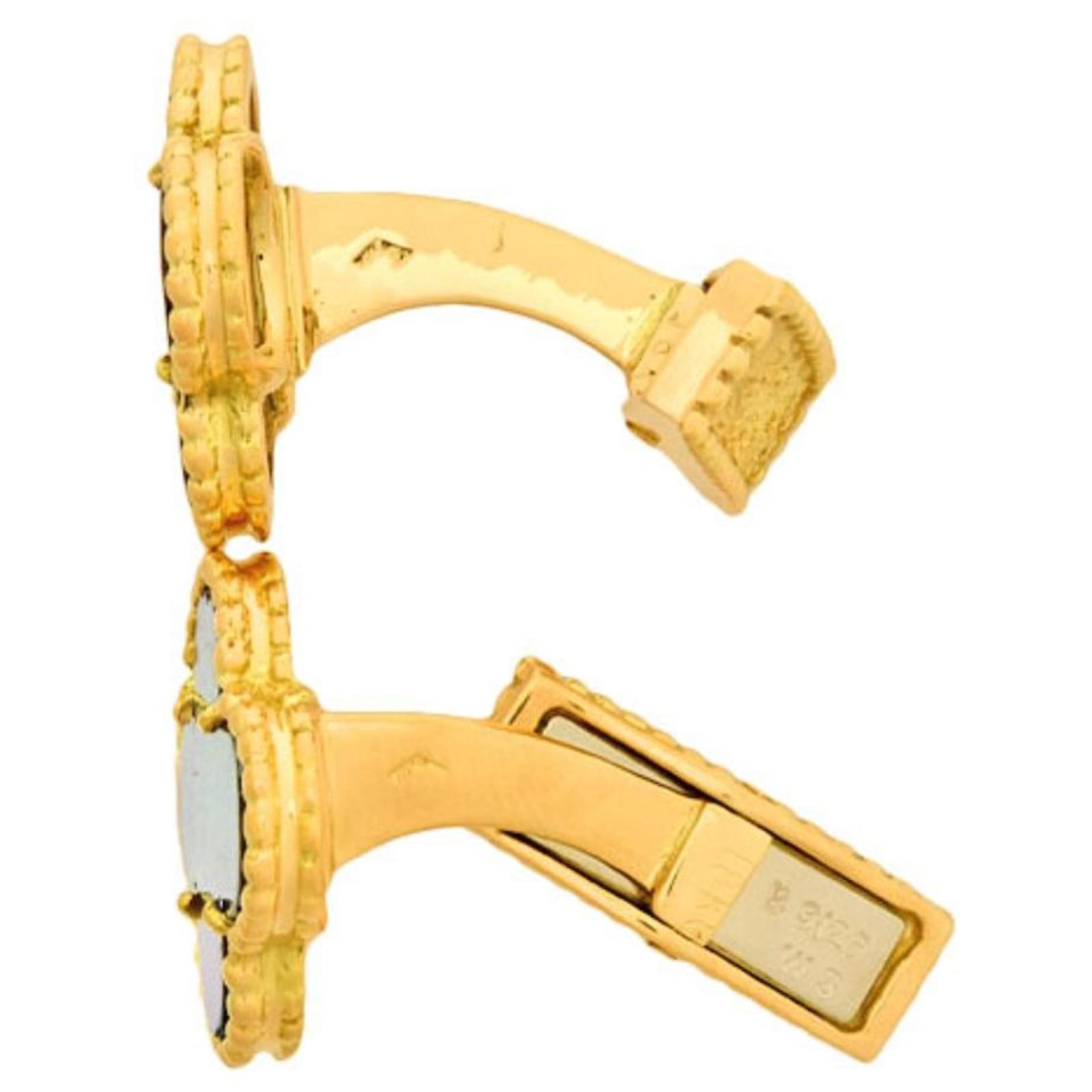 *Van Cleef & Arpels Van Cleef & Arpels Vintage Alhambra cufflinks ...