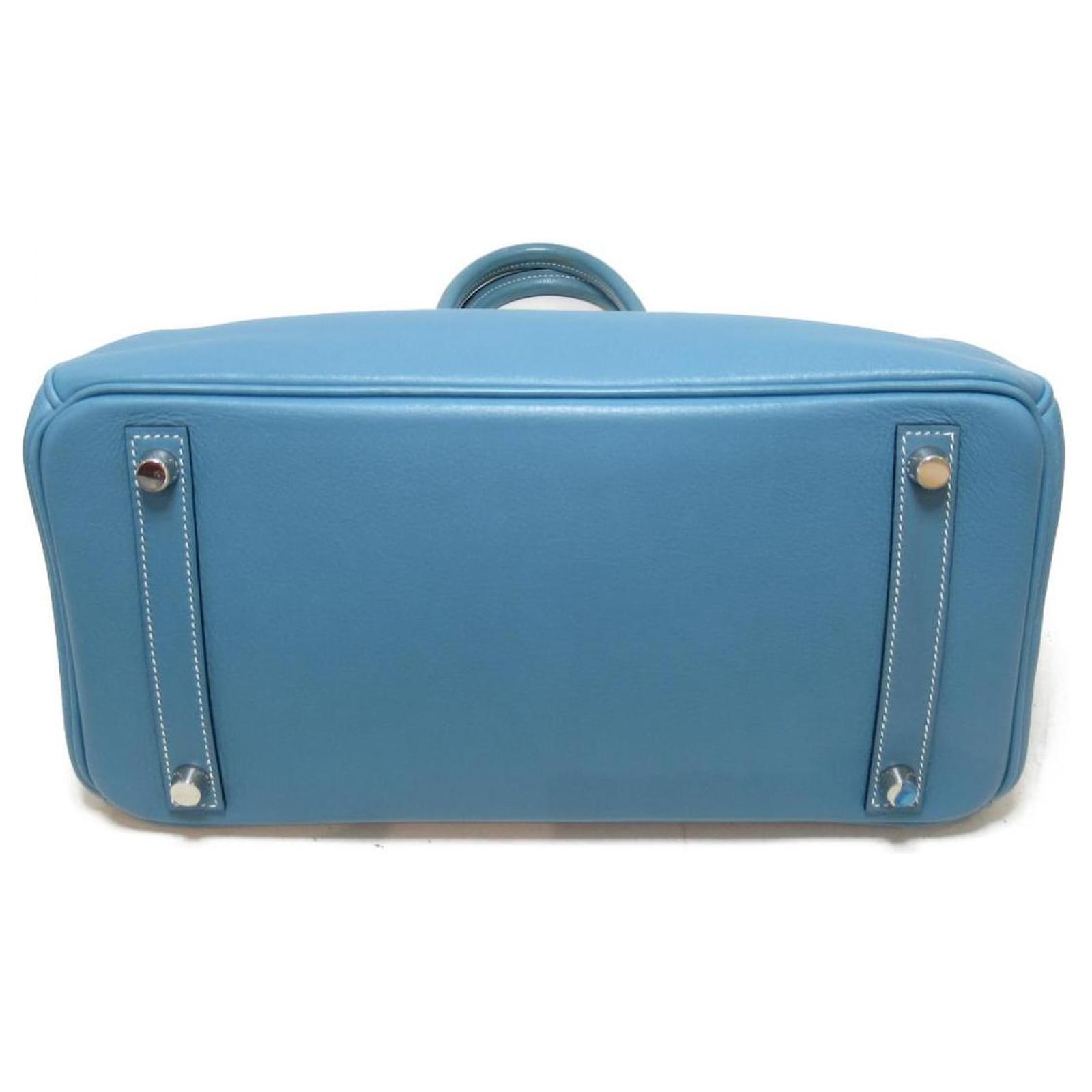 Hermès HERMES BIRKIN Light blue Leather ref.678034 - Joli Closet