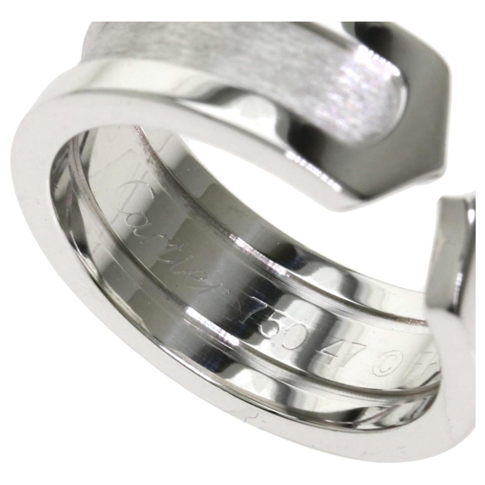 Cartier C2 Silvery White gold ref.678332 - Joli Closet
