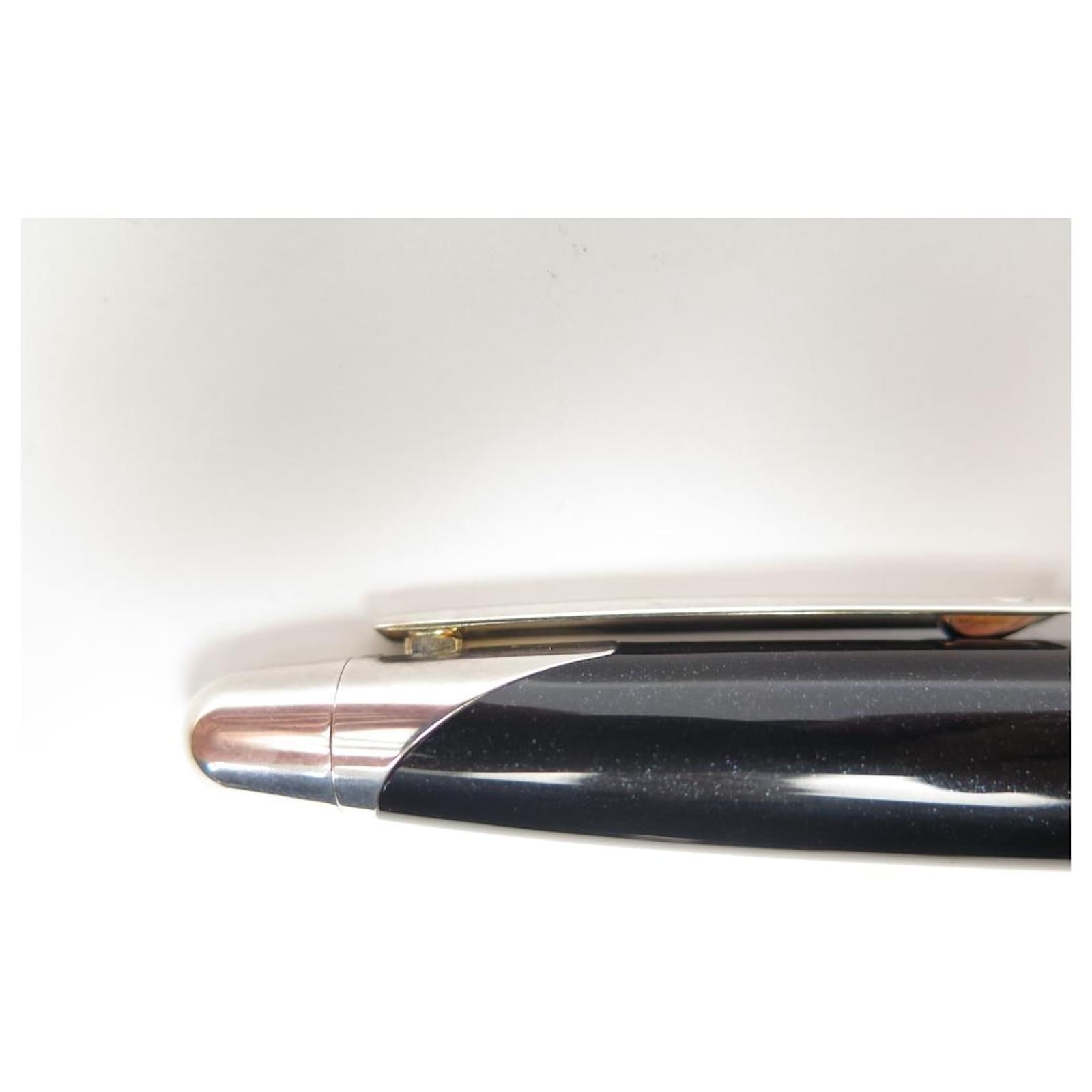 STYLO PLUME ALFRED DUNHILL AD 2000 EN RESINE NOIR + BOITE BLACK ...