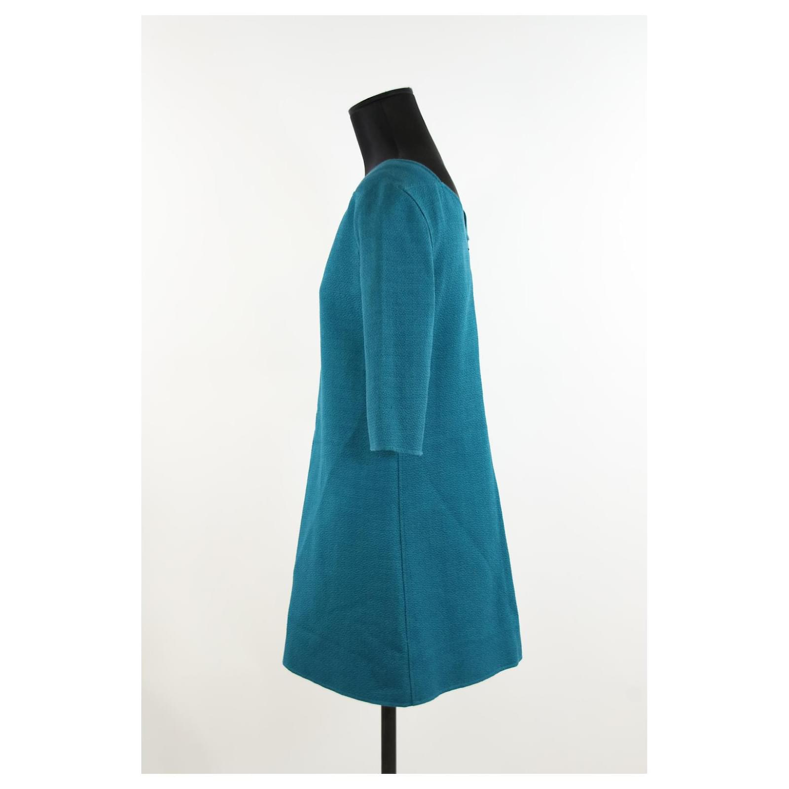Courreges Robe Courrèges 38 Coton Vert ref.679670 - Joli Closet