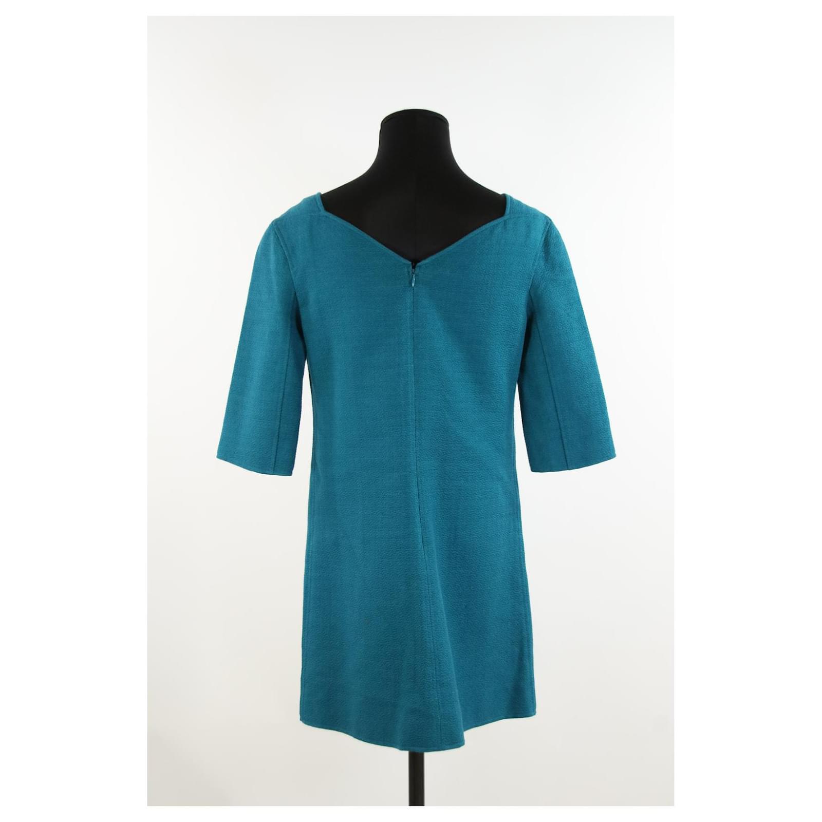 Courreges Robe Courrèges 38 Coton Vert ref.679670 - Joli Closet