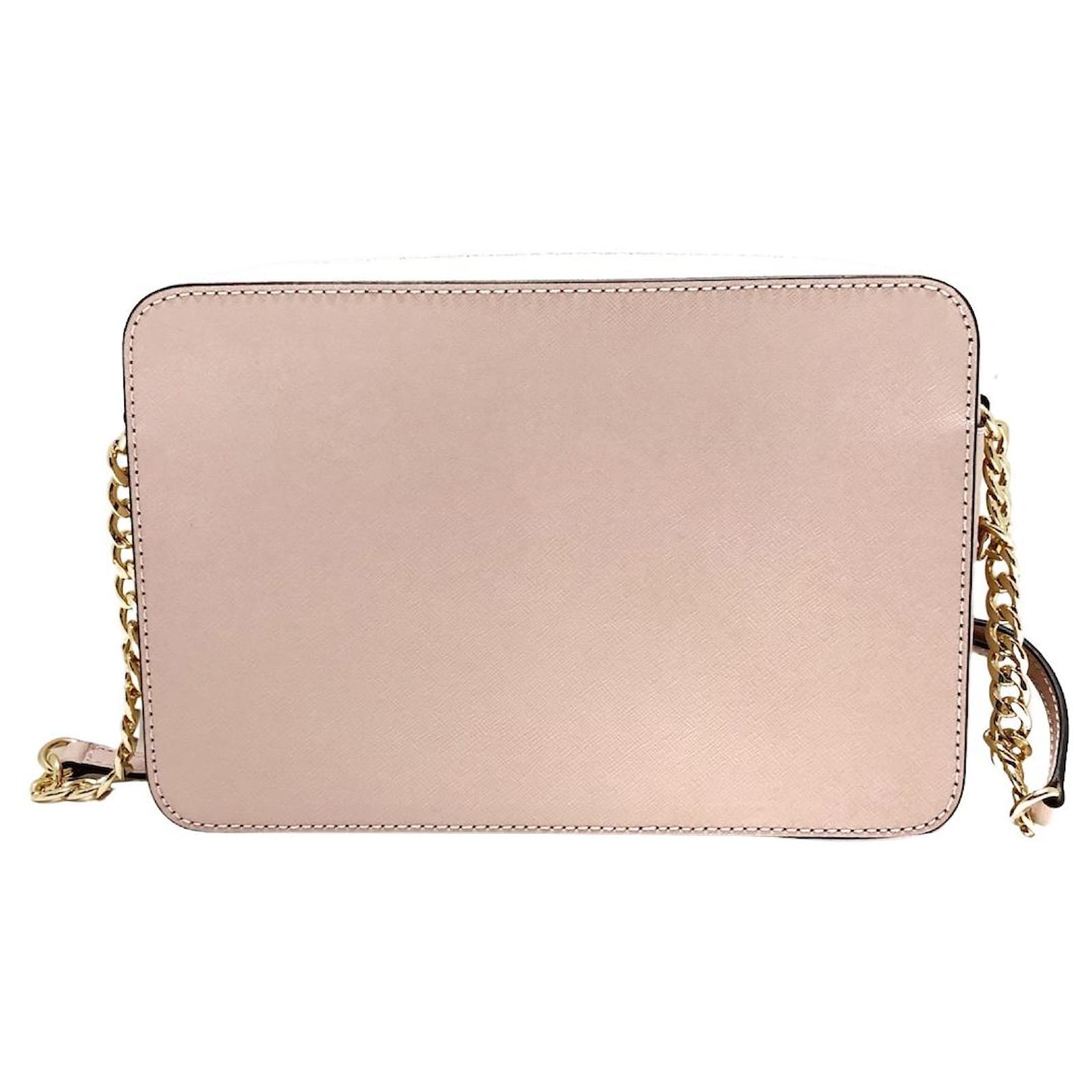 Michael Kors Jet Set Pink Leather ref.679937 - Joli Closet
