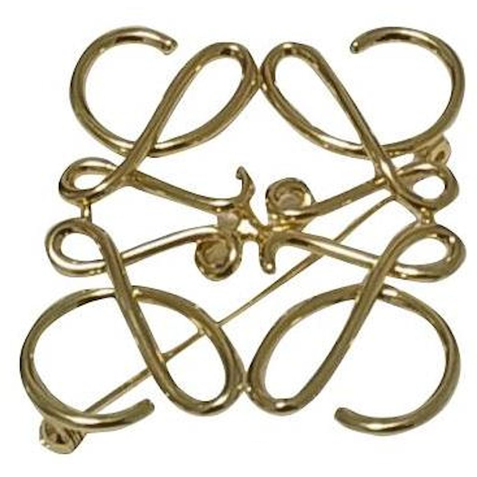 Loewe Brooch Golden Metal ref.680017 - Joli Closet