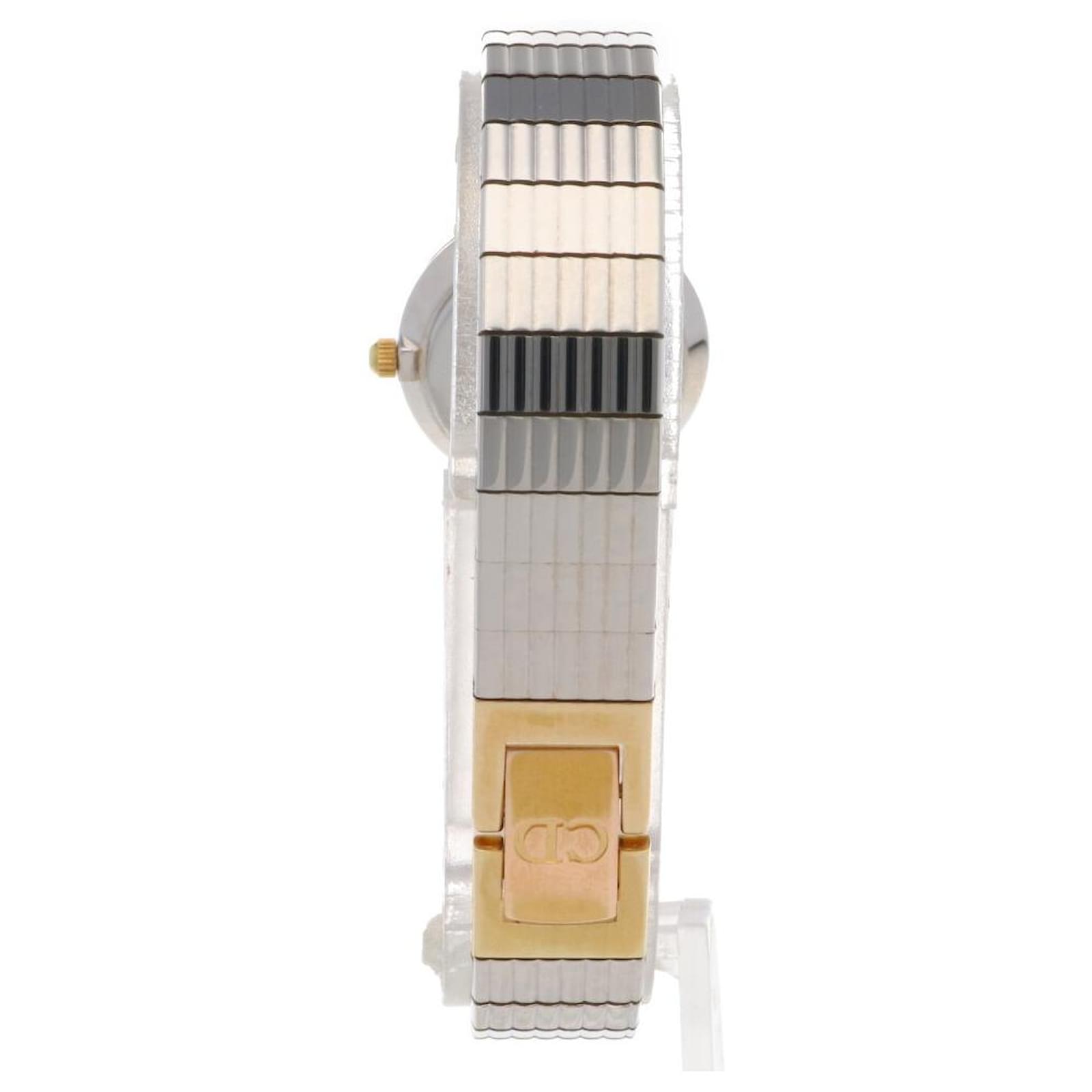 * Christian Dior Watch GP 3025 Women's Silvery Golden ref.680360 - Joli ...