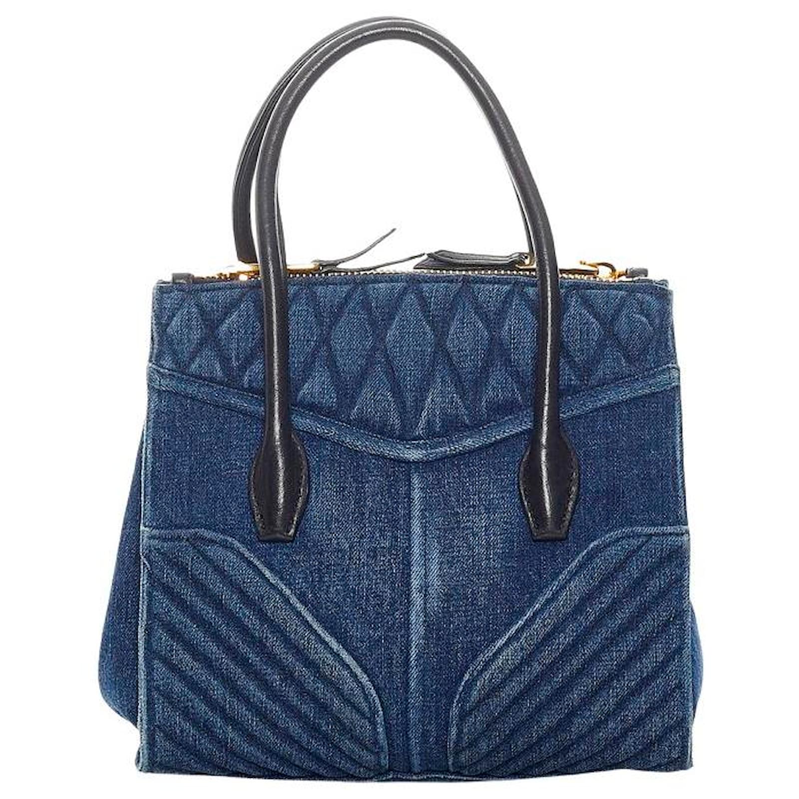 miu miu Blue Denim ref.680619 - Joli Closet