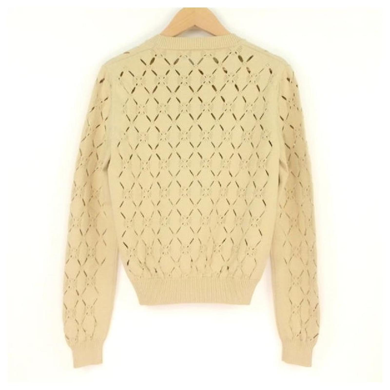 Fendi Prendas de punto interiores y de manga larga Beige Rayo ref ...