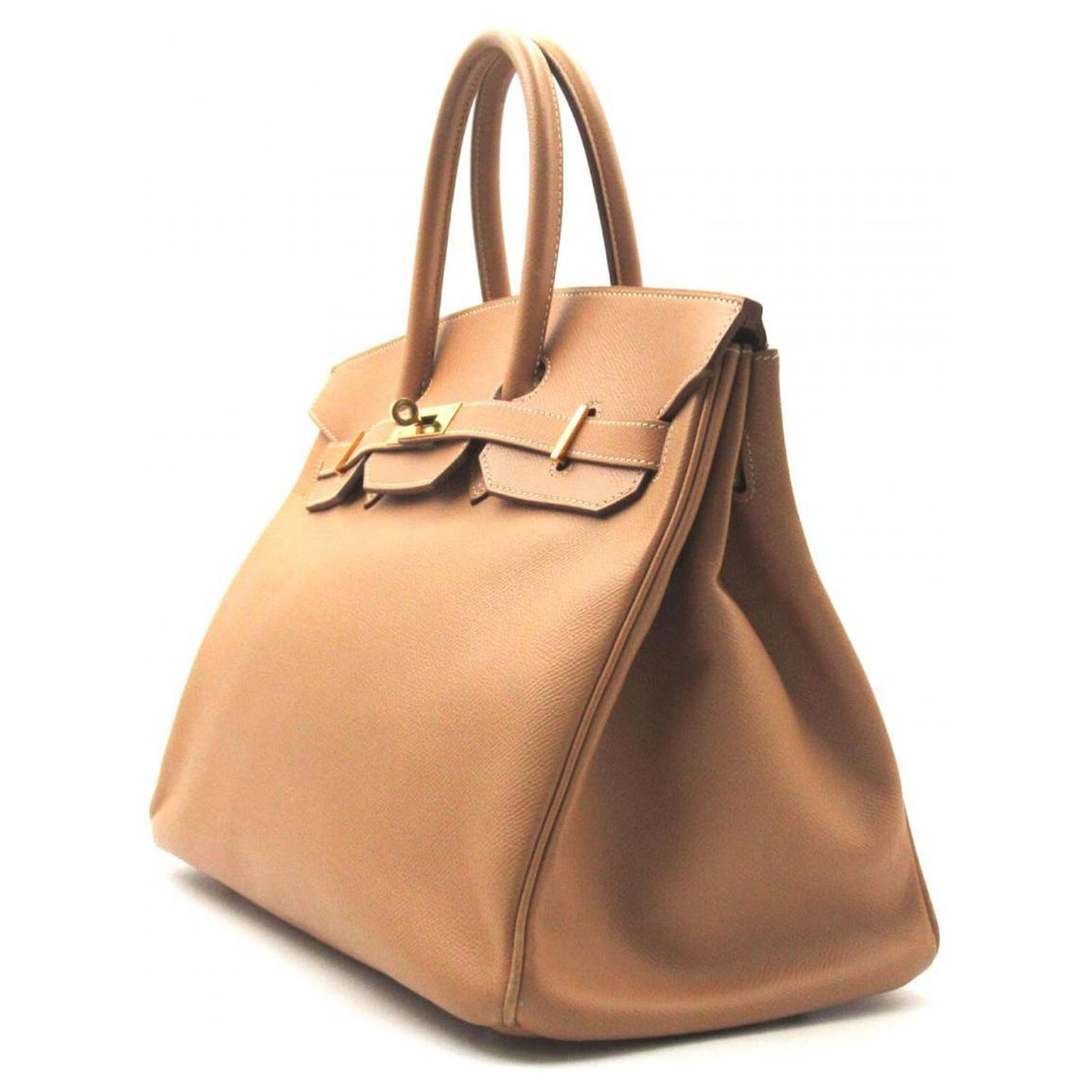 Hermès HERMES BIRKIN 35 Brown Leather ref.684448 - Joli Closet