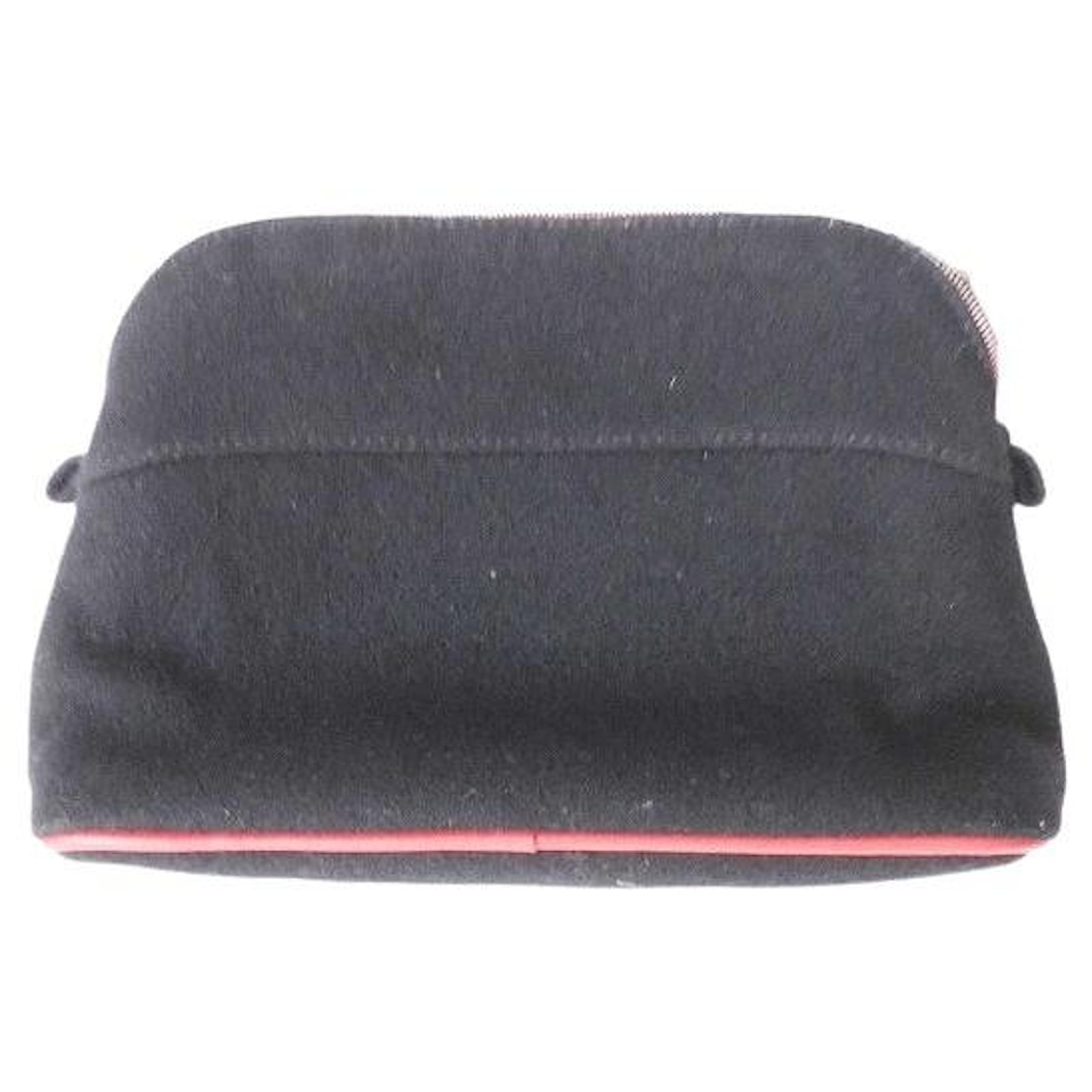 Hermès Pochette Bolide Laine Noir ref.685791 - Joli Closet