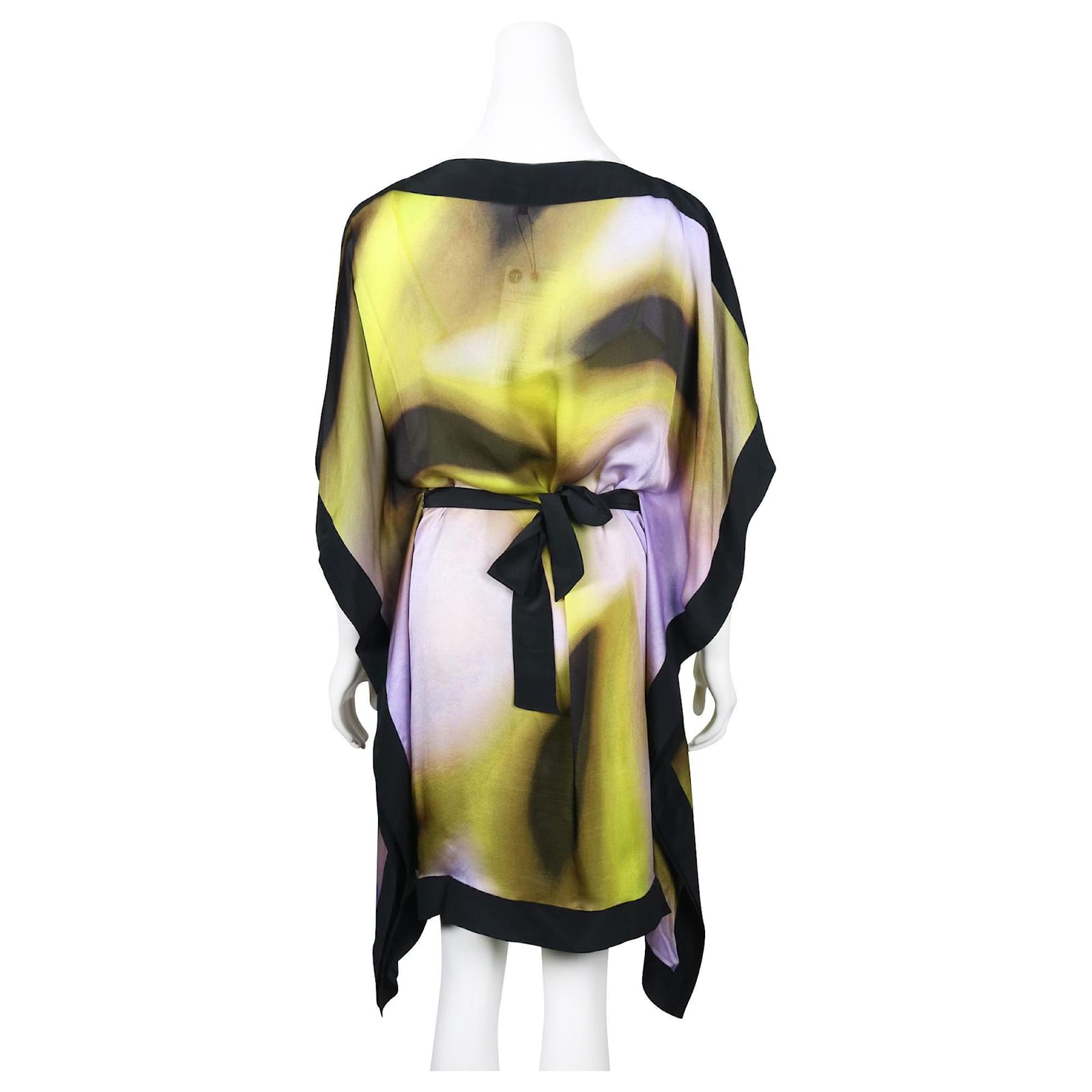 Escada Robe d'été ample et colorée avec ceinture Soie ref.687341 - Joli ...