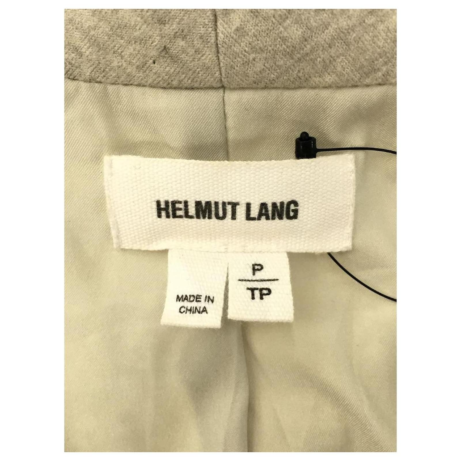 **Helmut Lang coat/--/wool/GRY/plain/W Grey ref.688712 - Joli Closet