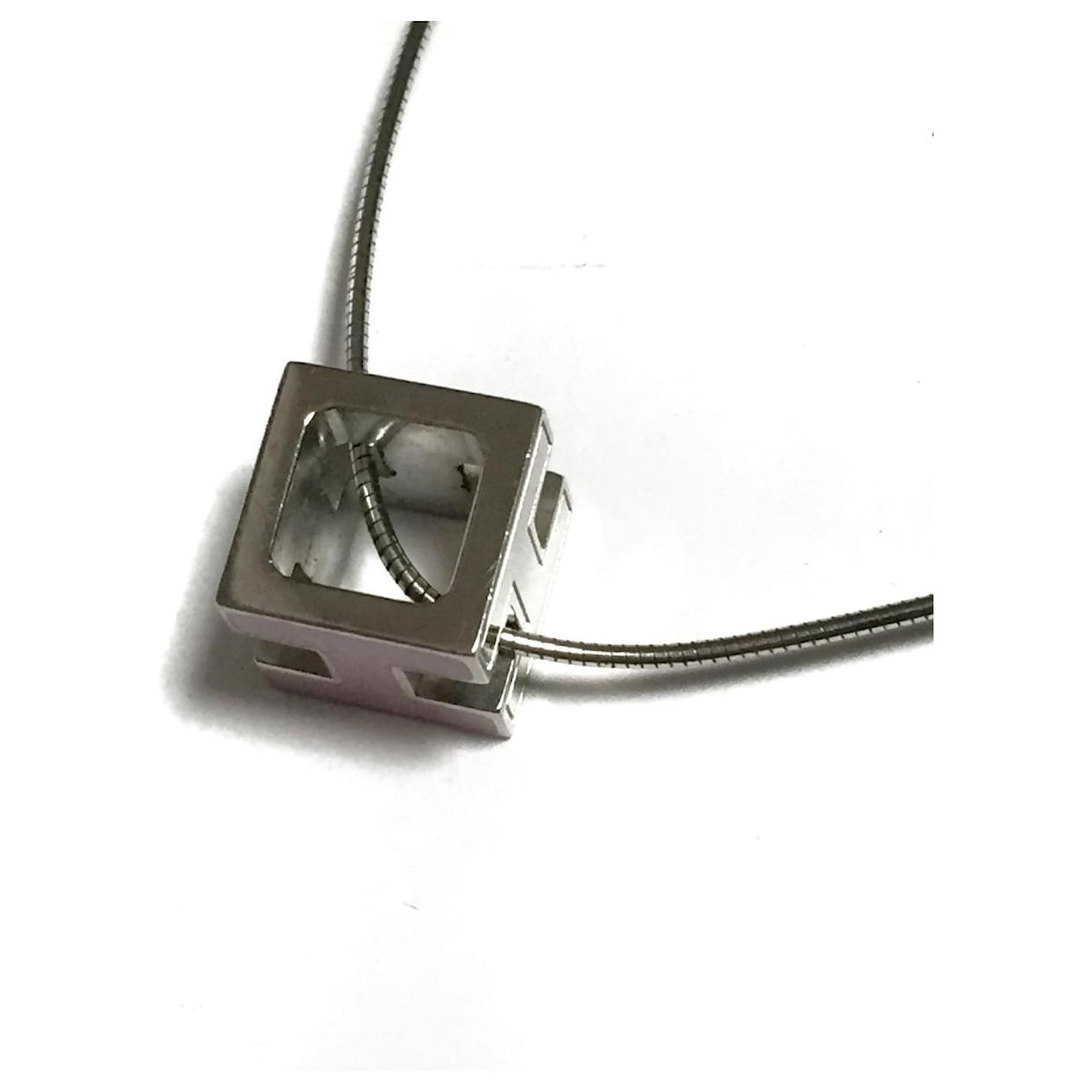 Hermès Cage d'H Silvery Metal ref.691499 - Joli Closet