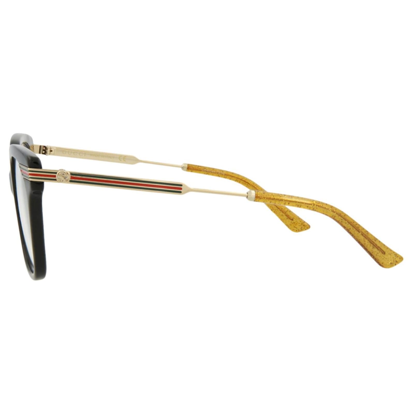 Gucci Rectangle-Frame Acetate Optical Frames Black Cellulose fibre ref ...