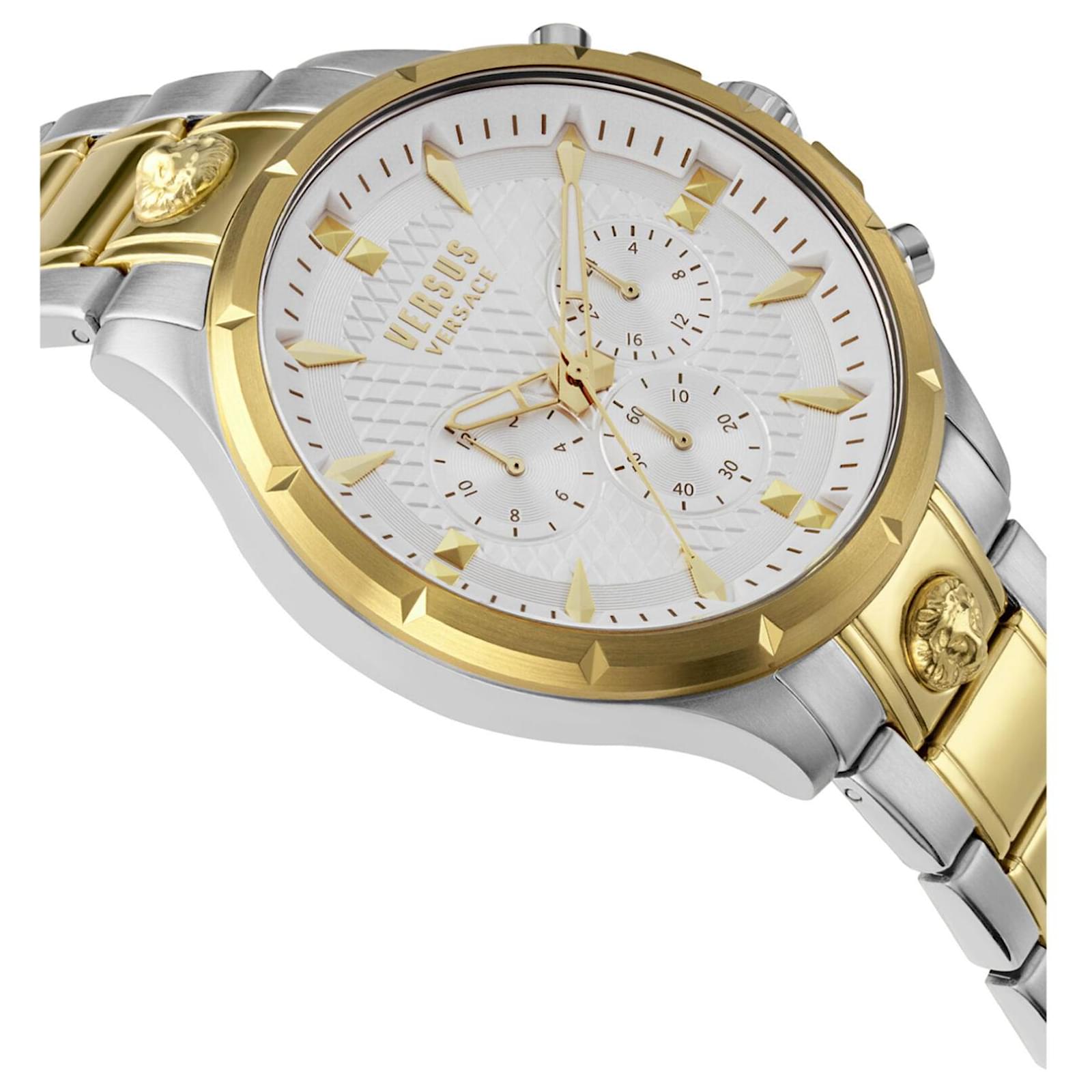 Versus Versace Chrono Lion Modern Round Chronograph Watch Metallic ref ...