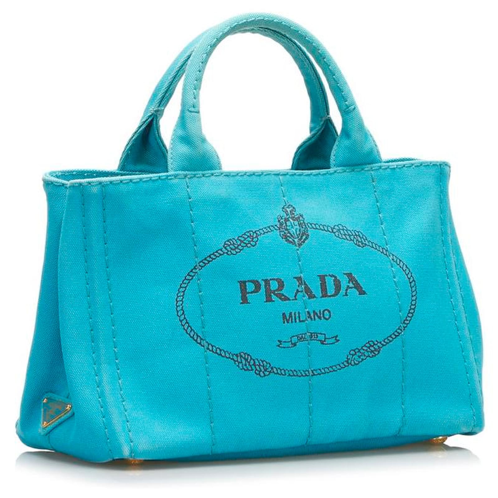 Prada Canapa Blue Cloth ref.695344 - Joli Closet