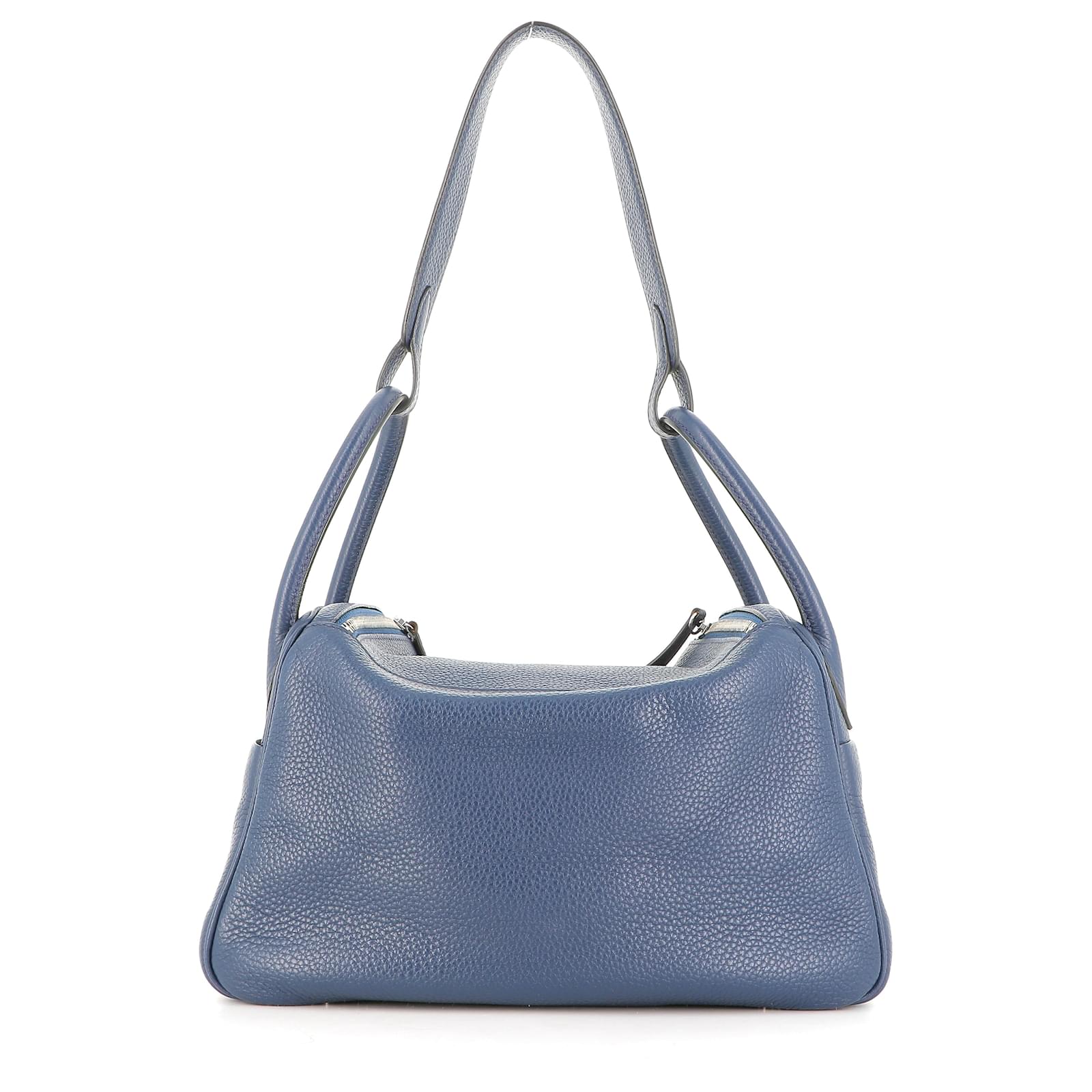 Hermès Hermes Lindy Blue Leather ref.696350 - Joli Closet