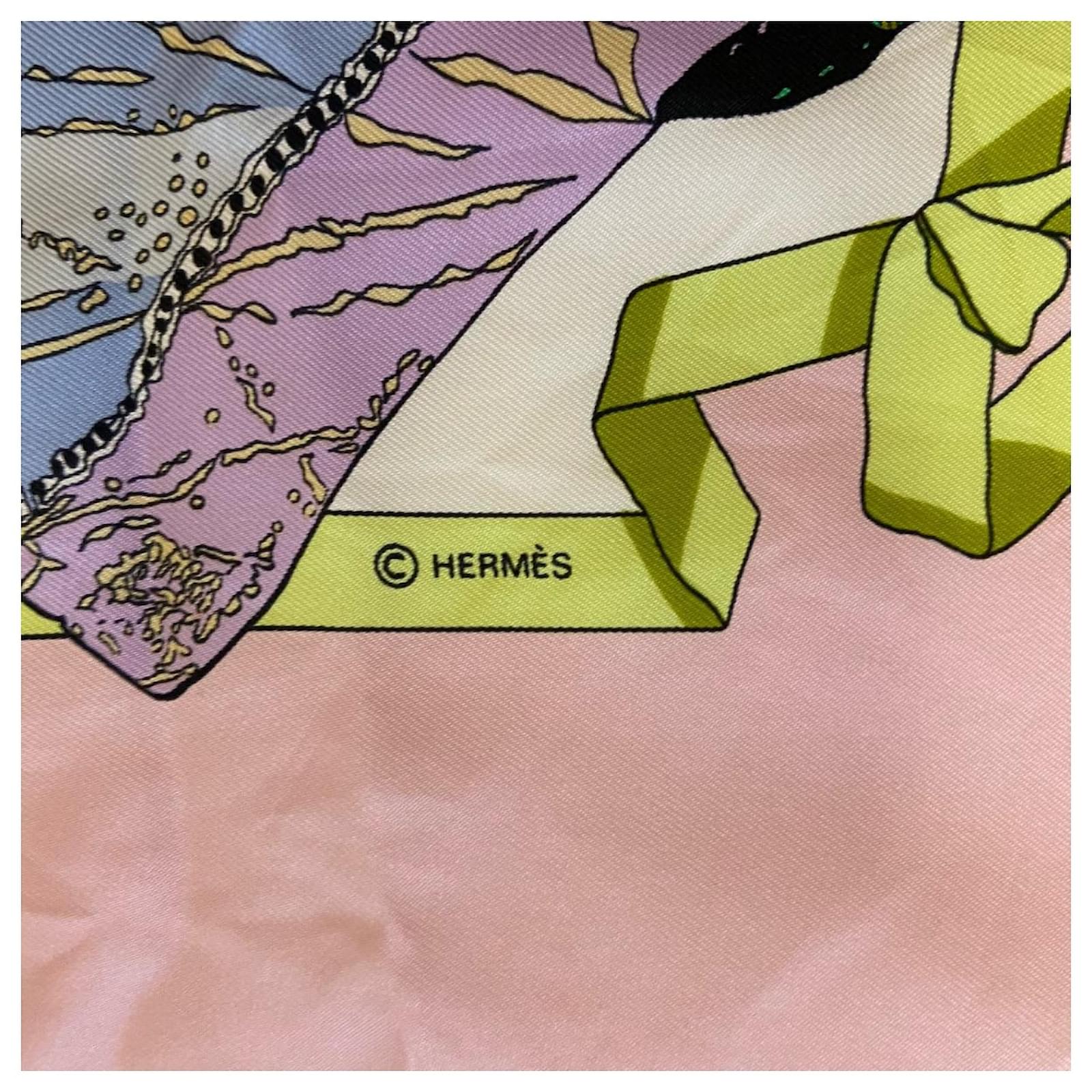 Hermès HERMES CARRE 90 Multiple colors Silk ref.697327 - Joli Closet