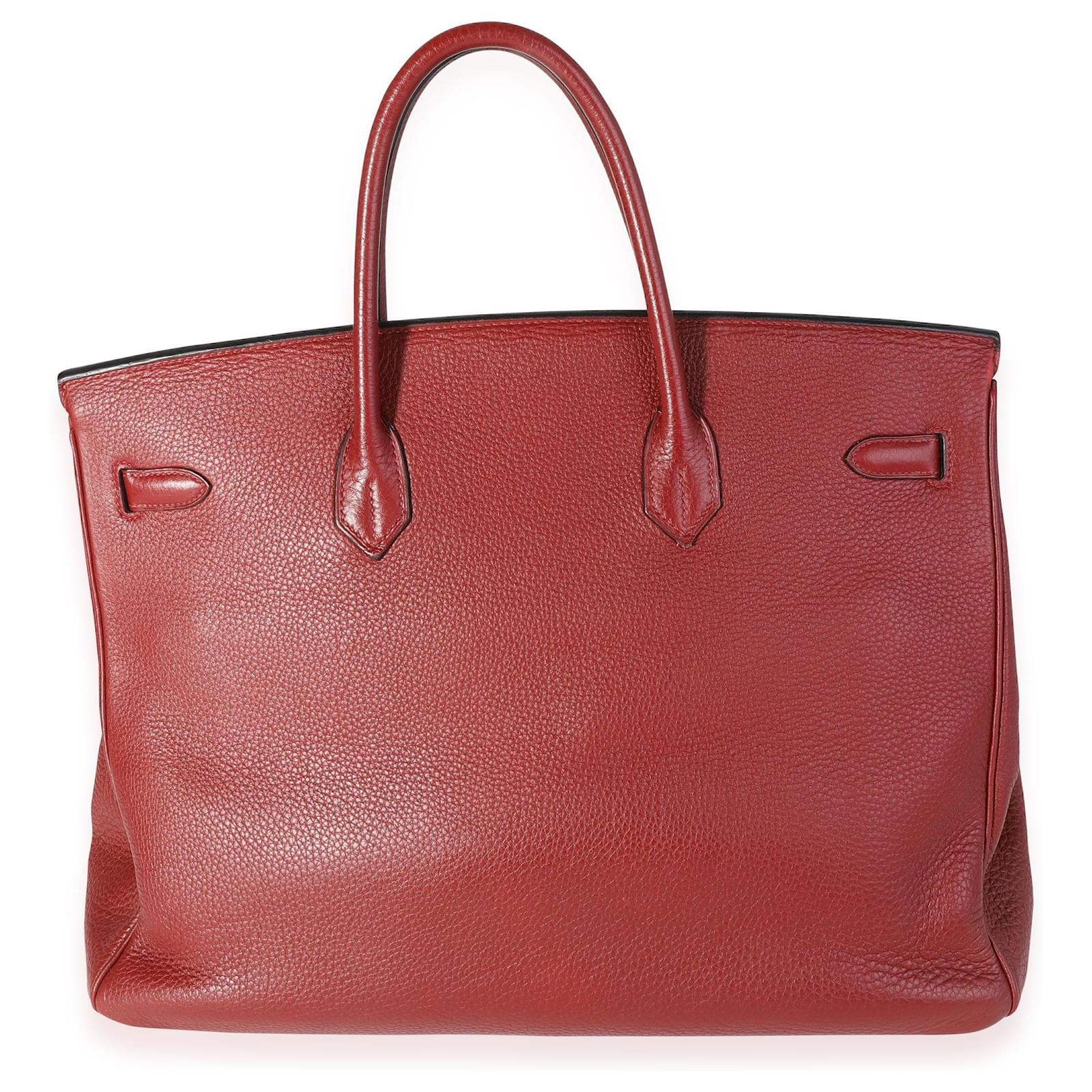 Hermès Hermes Rouge H Clemence Birkin 40 PHW Red ref.698173 - Joli Closet