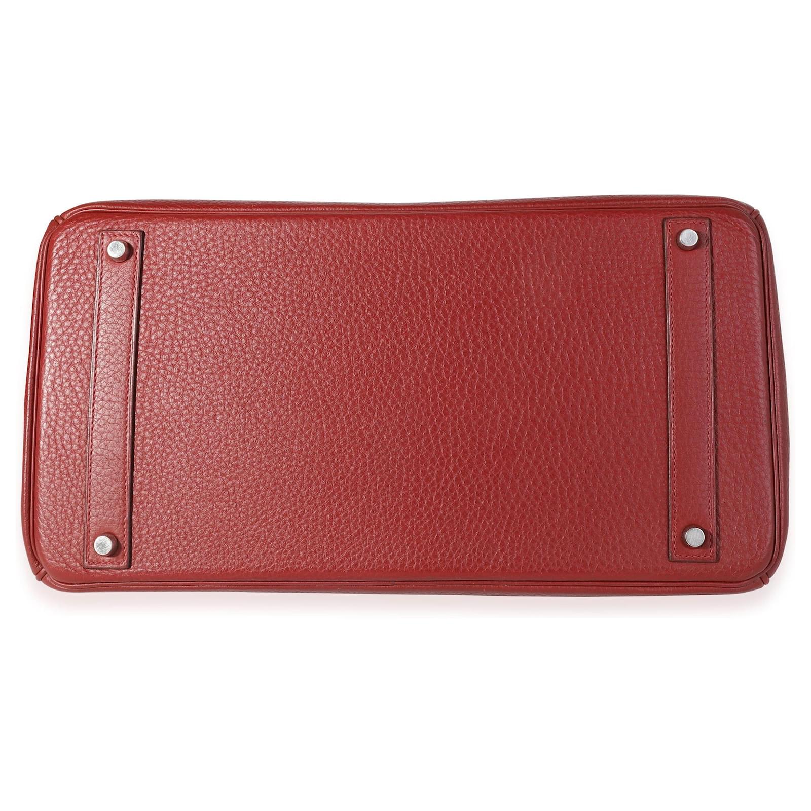 Hermès Hermes Rouge H Clemence Birkin 40 PHW Red ref.698173 - Joli Closet