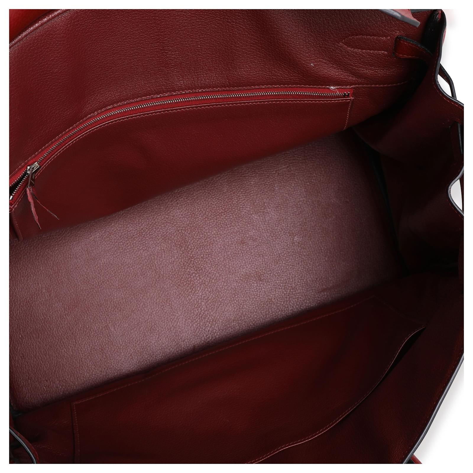 Hermès Hermes Rouge H Clemence Birkin 40 PHW Red ref.698173 - Joli Closet