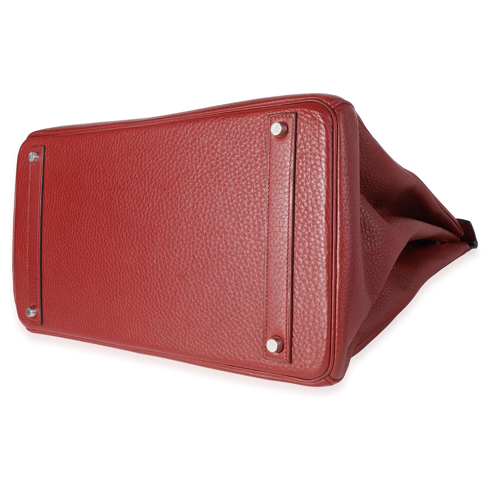 Hermès Hermes Rouge H Clemence Birkin 40 PHW Red ref.698173 - Joli Closet