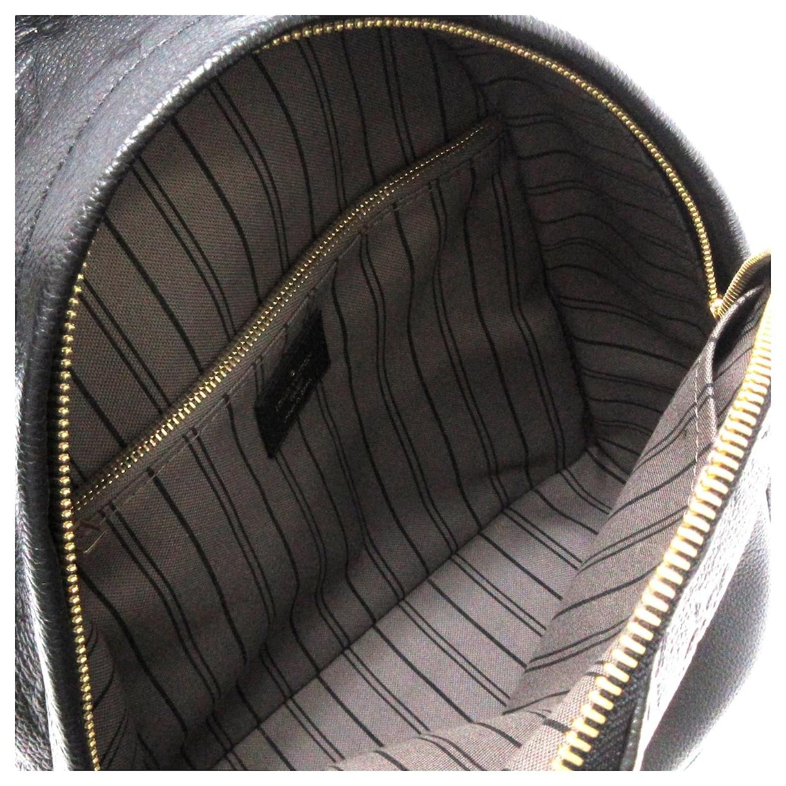 Louis Vuitton Sorbonne Black Leather ref.700091 - Joli Closet