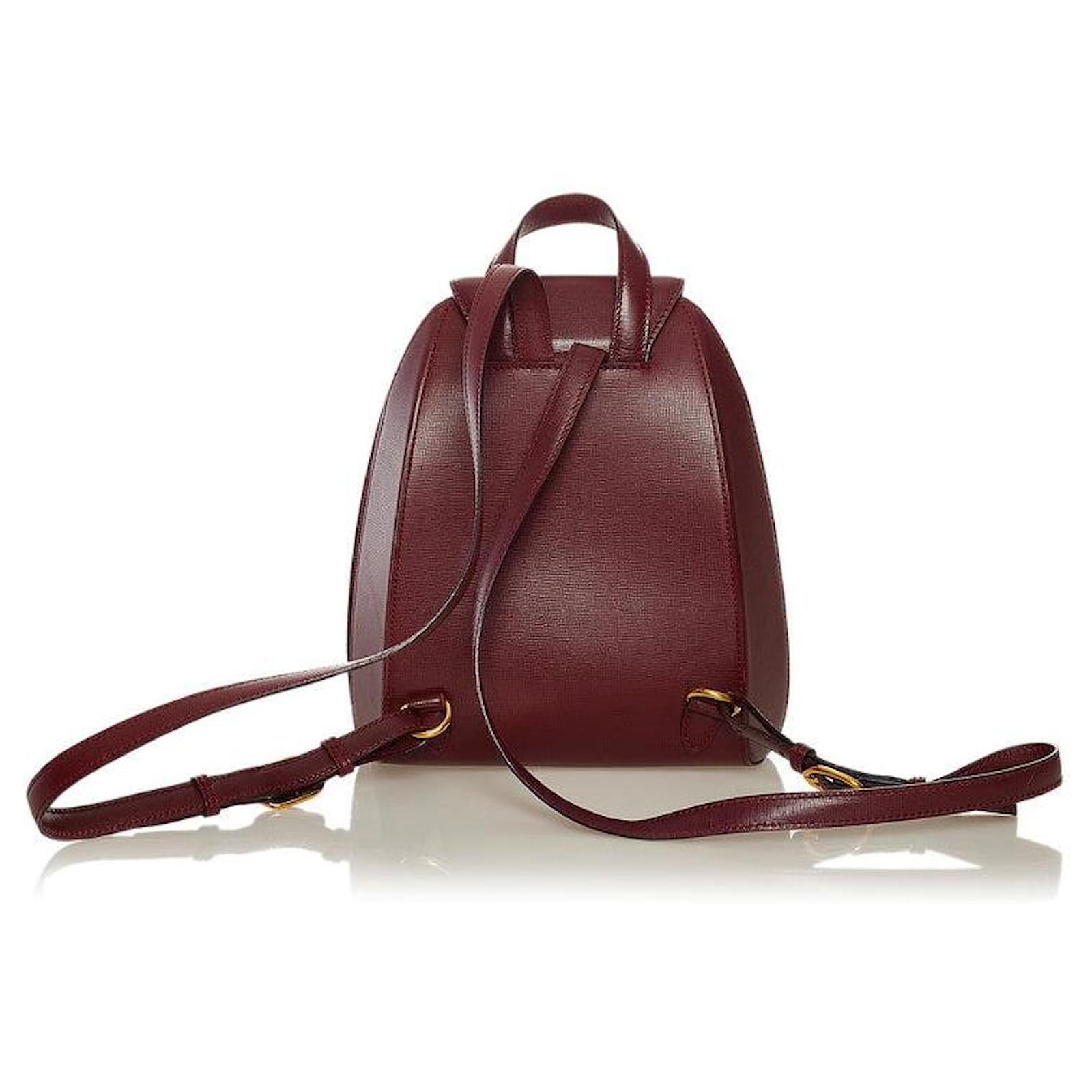 Cartier Must De Cartier Leather Backpack Pony-style calfskin ref.703599 ...