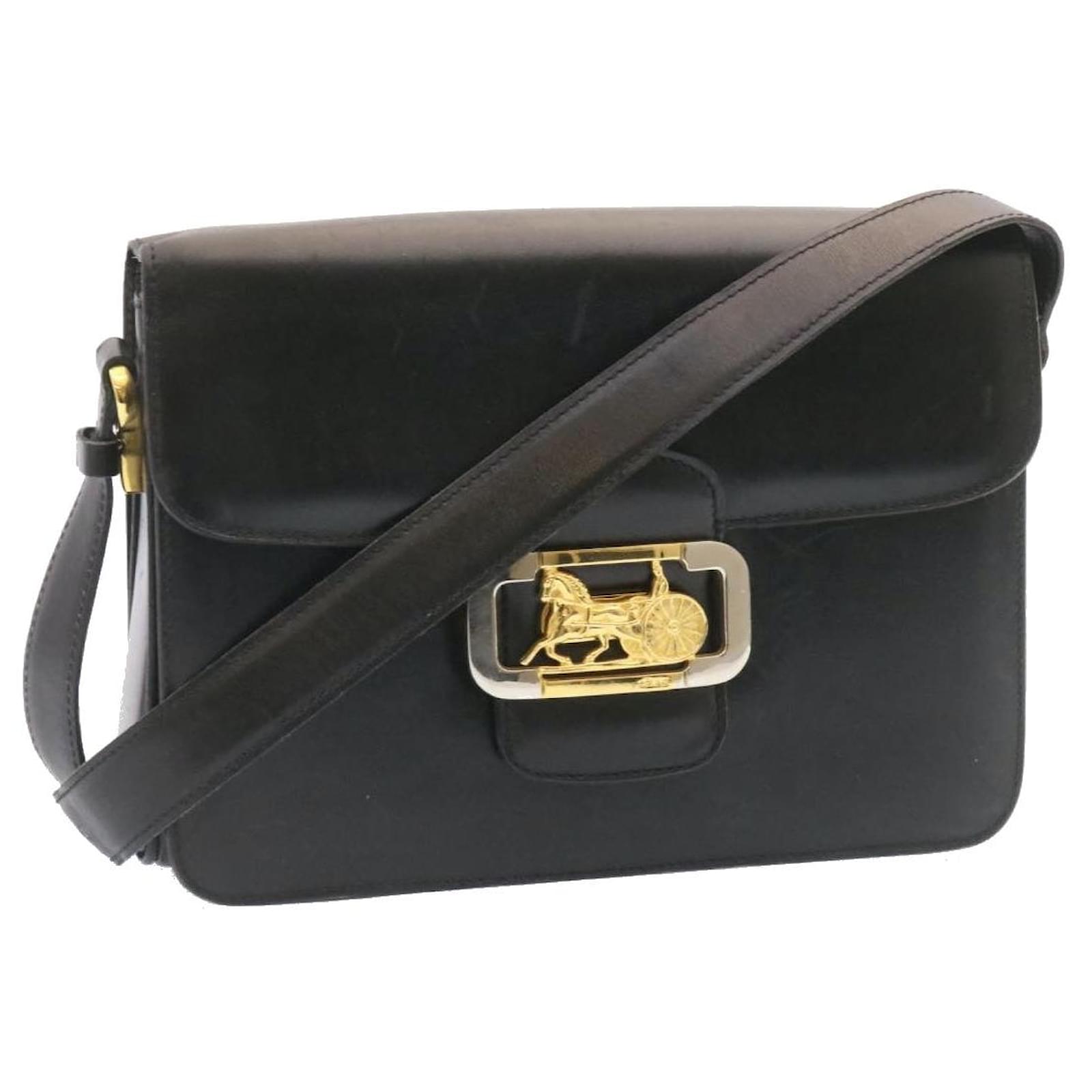 Céline shoulder bag Black Leather ref.703938 - Joli Closet