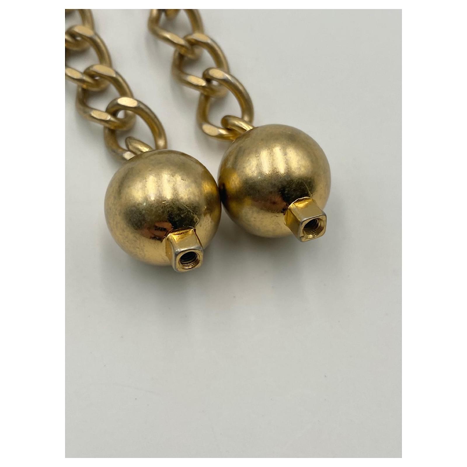 chanel chain shoulder strap Golden Metal ref.705038 - Joli Closet