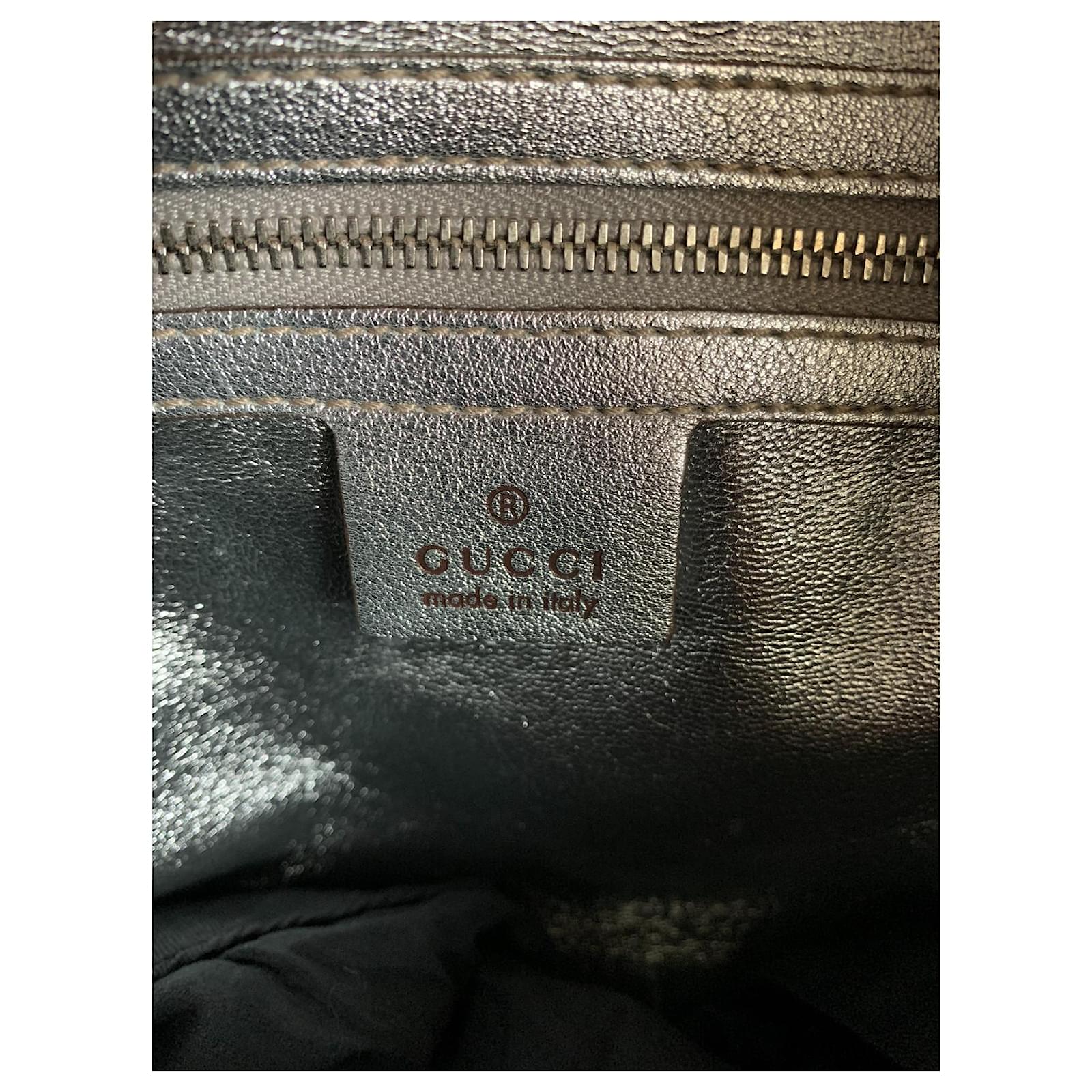 Dionysus Grand sac Babouska Indy en python métallisé argenté Gucci. Édition limitée! ref.706000 ...