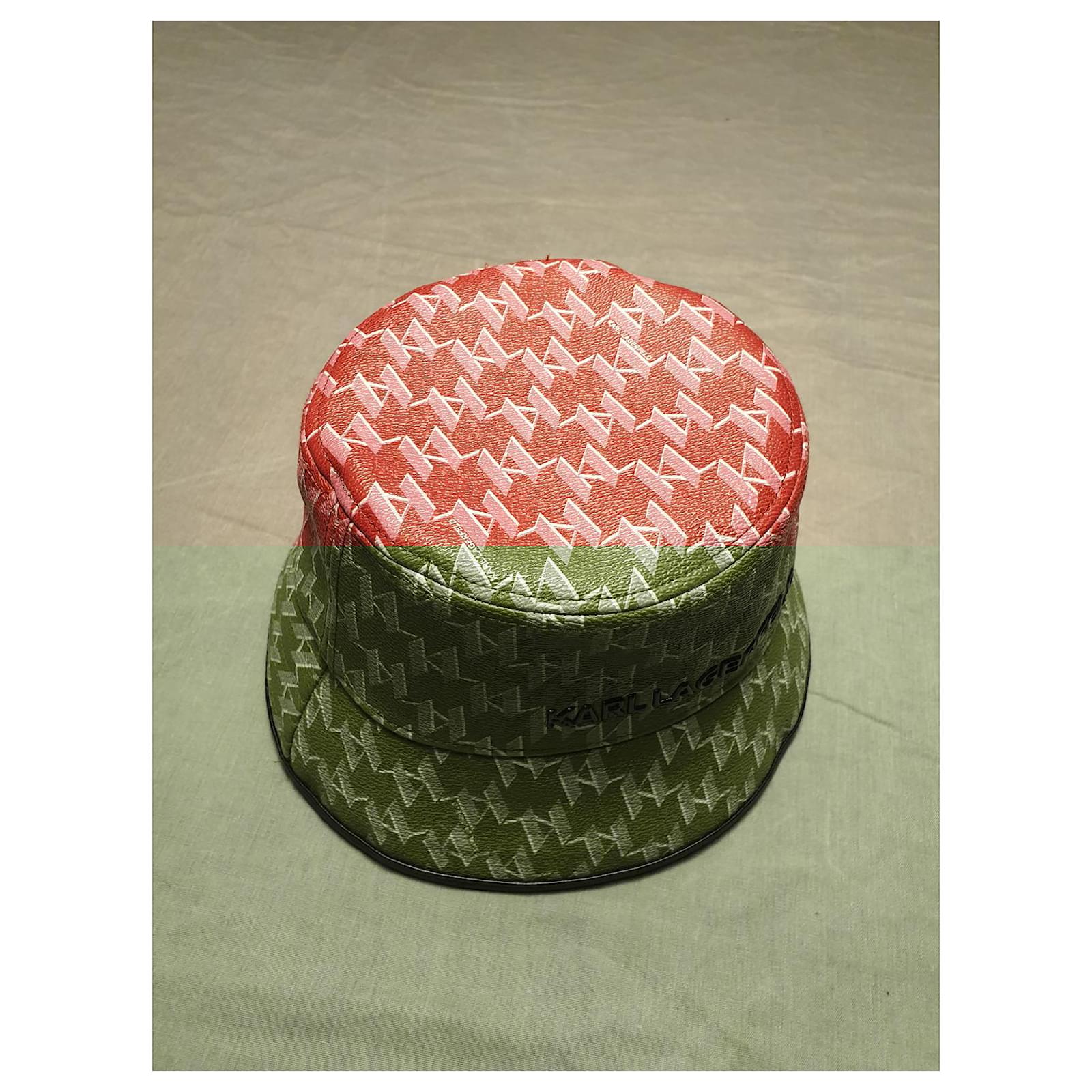 Bob Karl Lagerfeld monogram red unisex Pink Synthetic ref.706139 - Joli ...