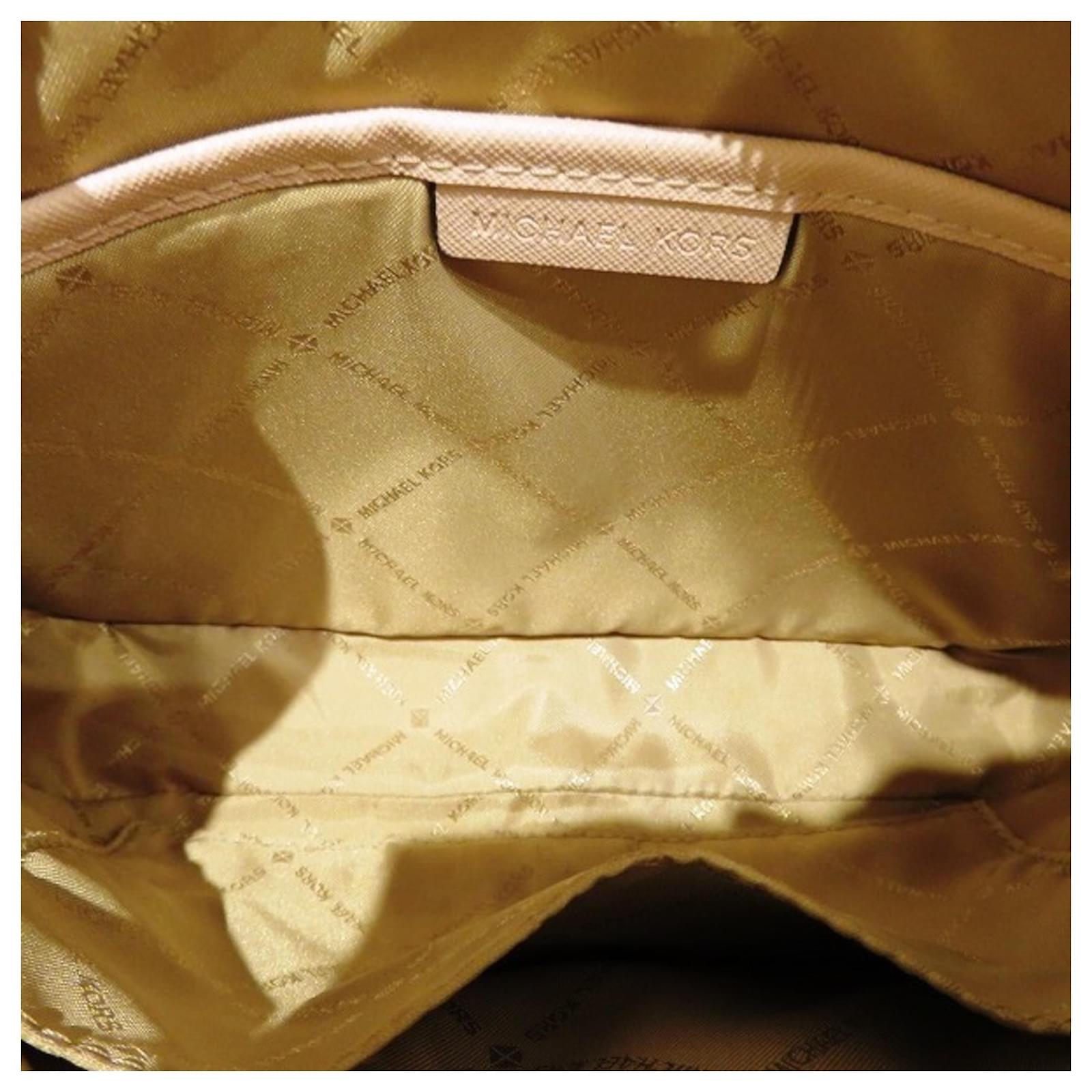 Michael Kors Jet Set Beige Leather ref.707136 - Joli Closet