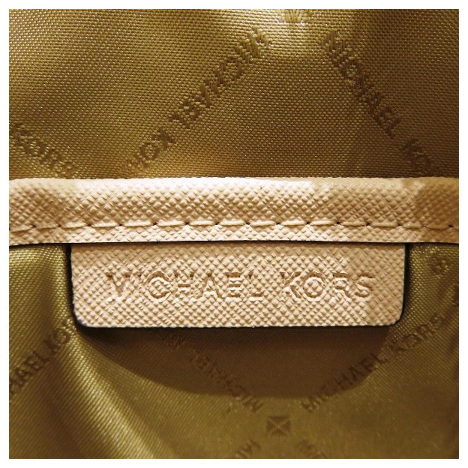 Michael Kors Jet Set Beige Leather ref.707136 - Joli Closet