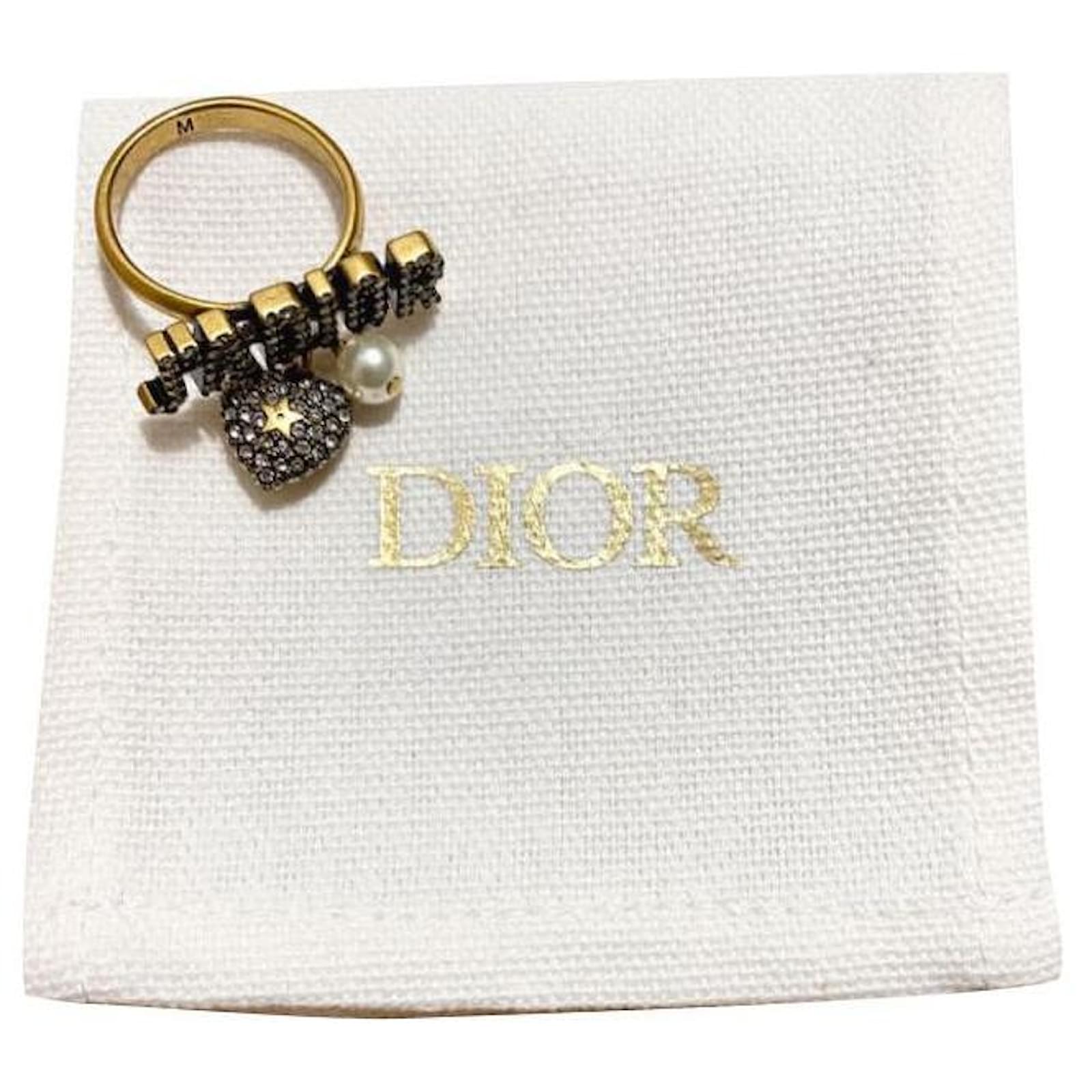 Christian Dior Rings Gold hardware Steel ref.707310 - Joli Closet