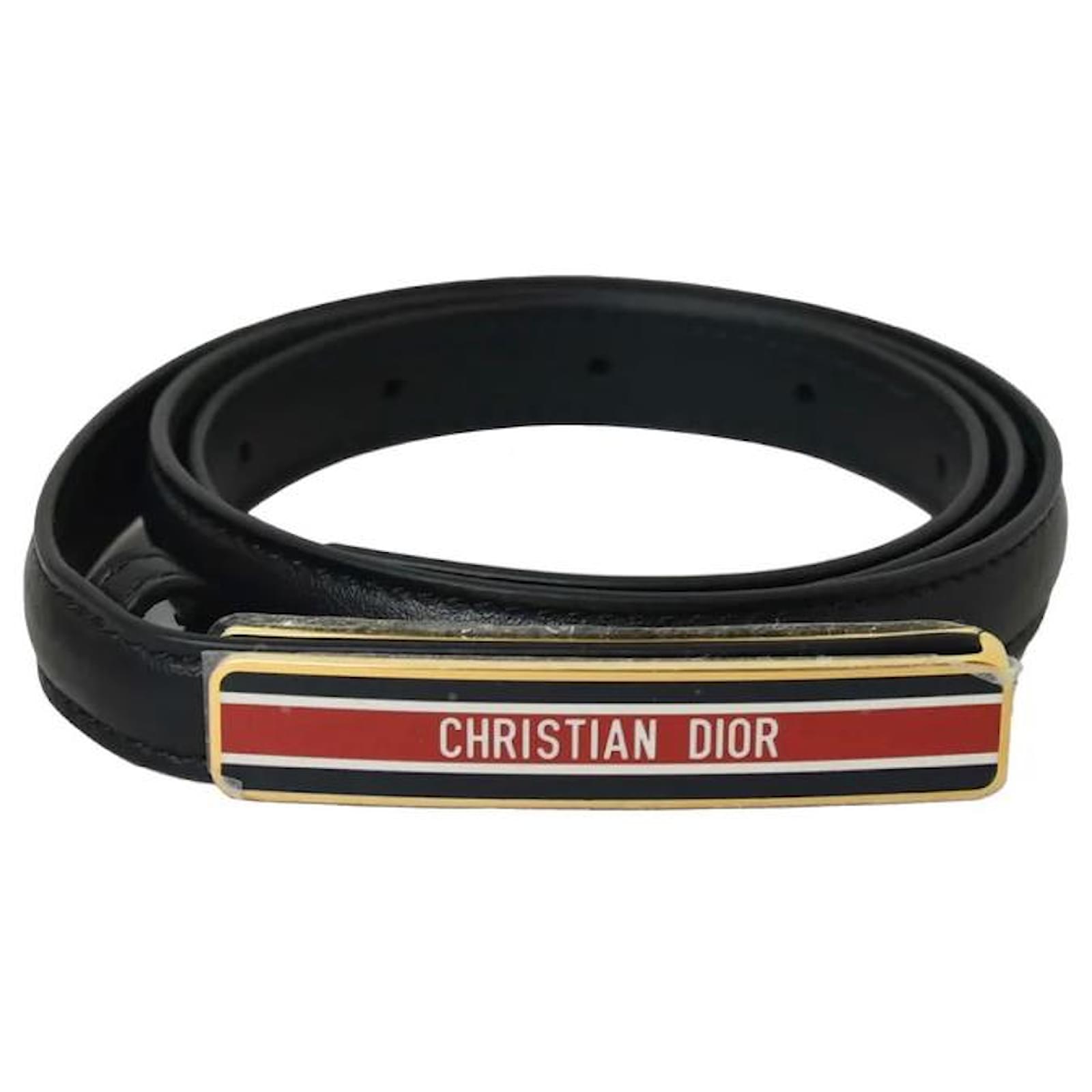 Christian Dior Belts Black Leather ref.707797 - Joli Closet