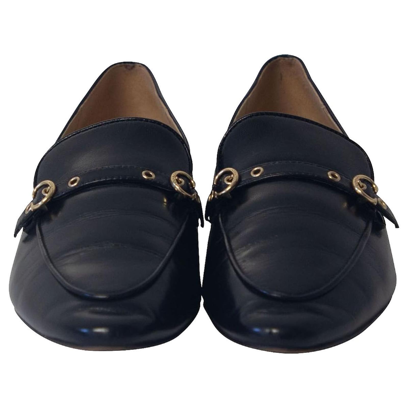 Coach Isabel Loafers in Black Leather ref.709797 - Joli Closet