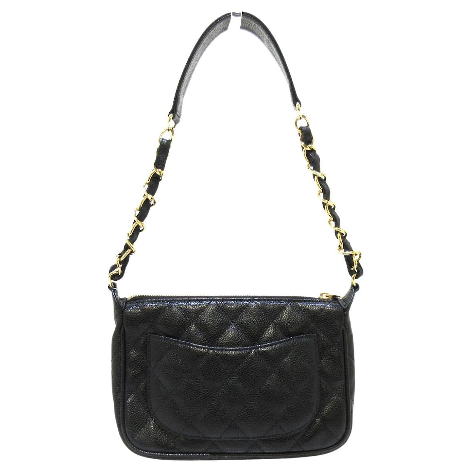 Chanel Matrasse Black Leather ref.710160 - Joli Closet