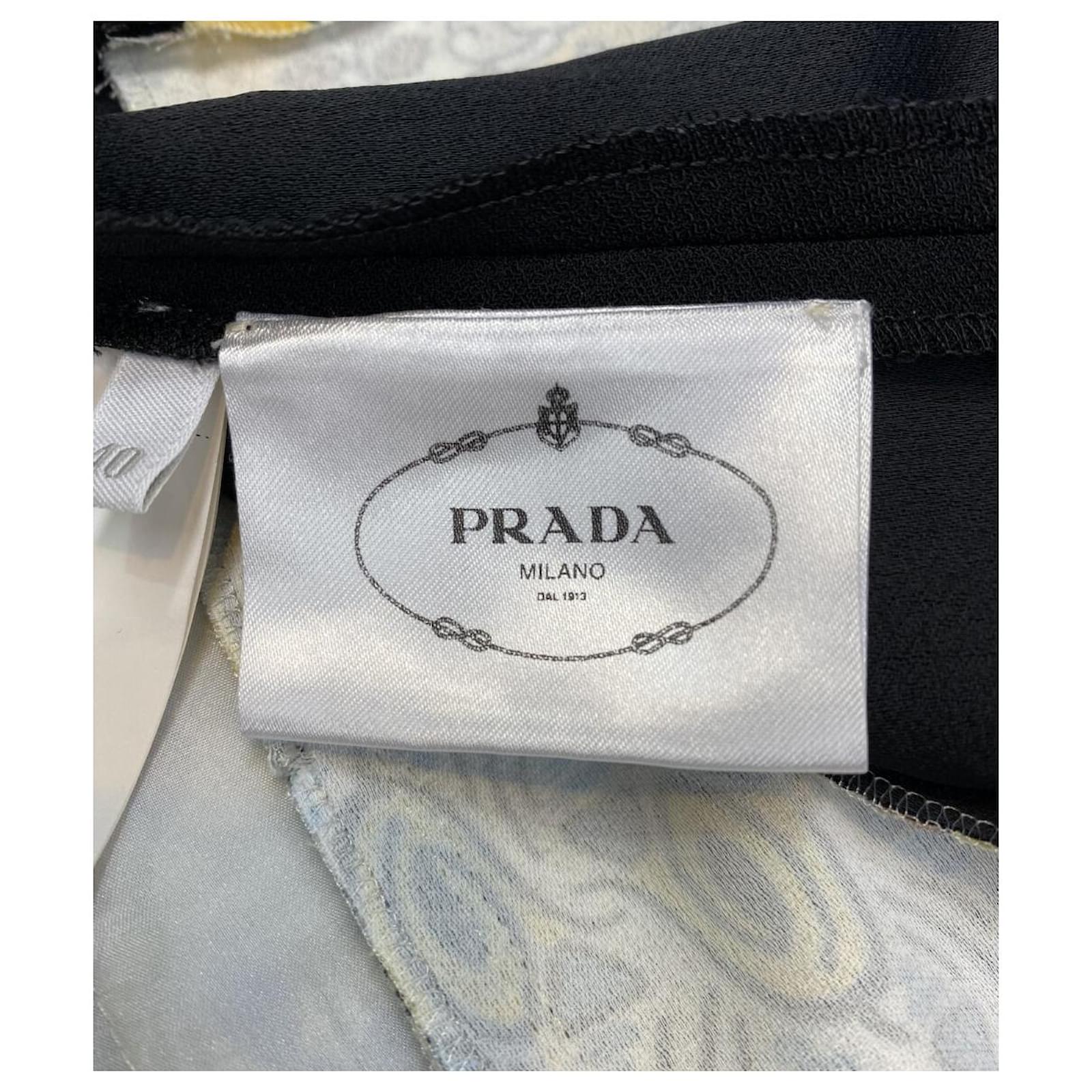 *Prada robe col haut Dames Polyester Multicolore ref.714523 - Joli Closet