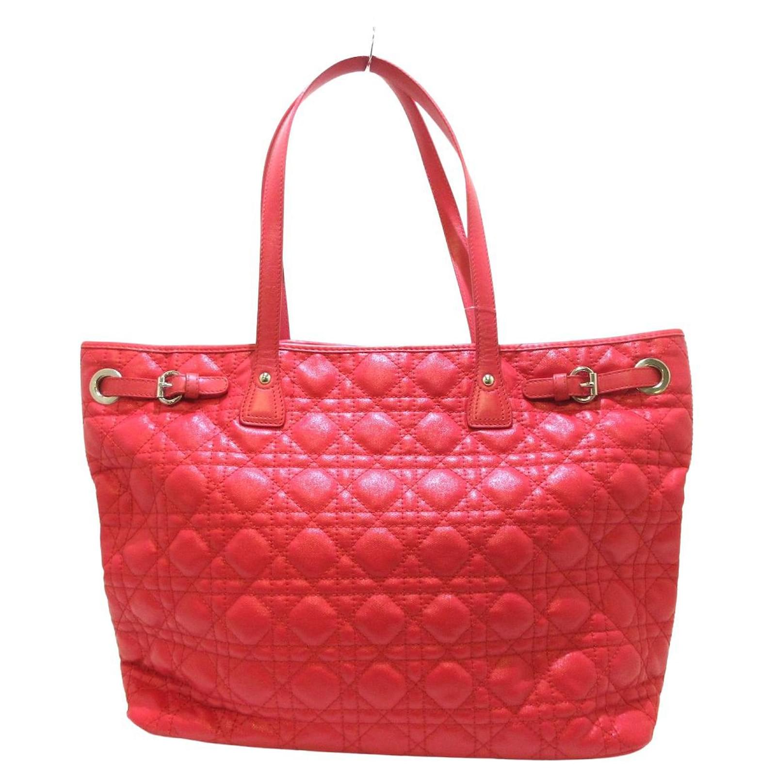 Dior Cannage stitch Red Cloth ref.715591 - Joli Closet