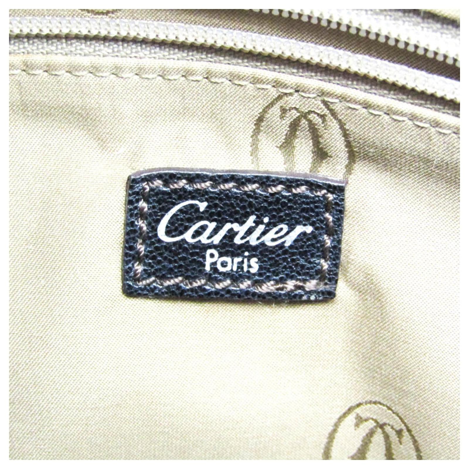 Cartier Marcello Black Leather ref.716498 - Joli Closet