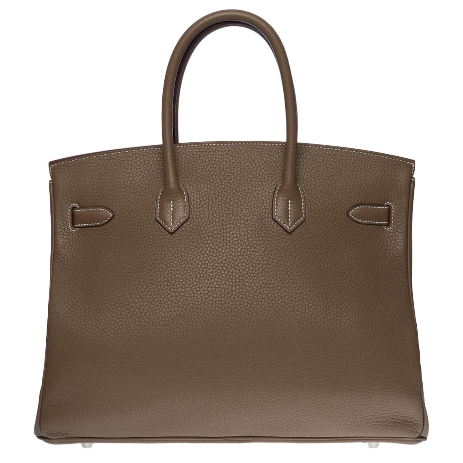 Hermès Stunning Hermes Birkin handbag 35 cm in Taurillon Clémence ...