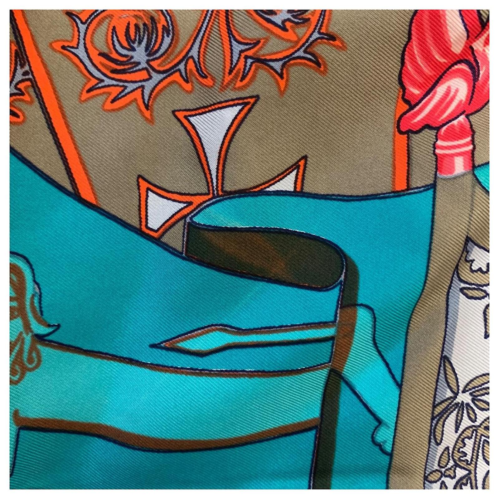 Hermès HERMES CARRE 90 Multiple colors Silk ref.720036 - Joli Closet