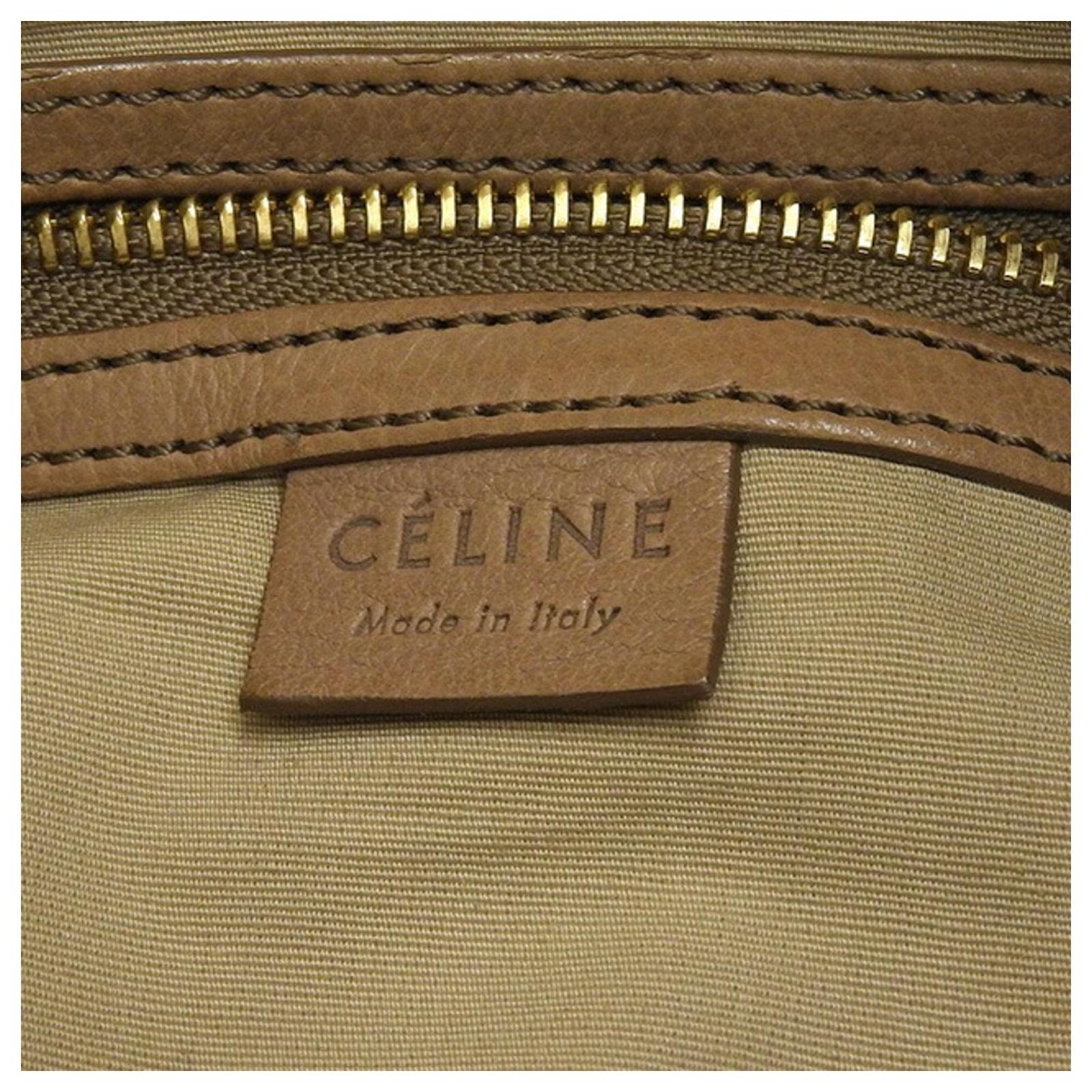 Céline Celine Beige Leather ref.720108 - Joli Closet